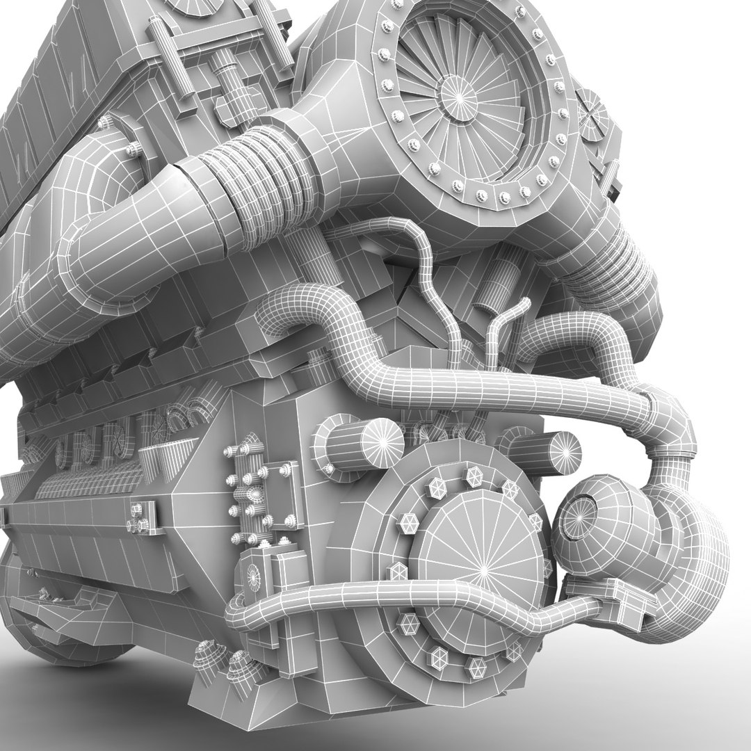 Realistic V92s2 Engine Soviet Tank Max
