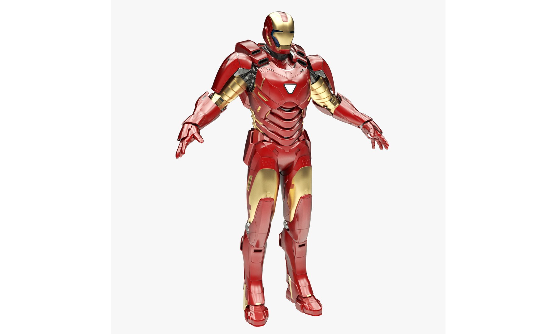 Iron Man 3D Model - TurboSquid 1926452