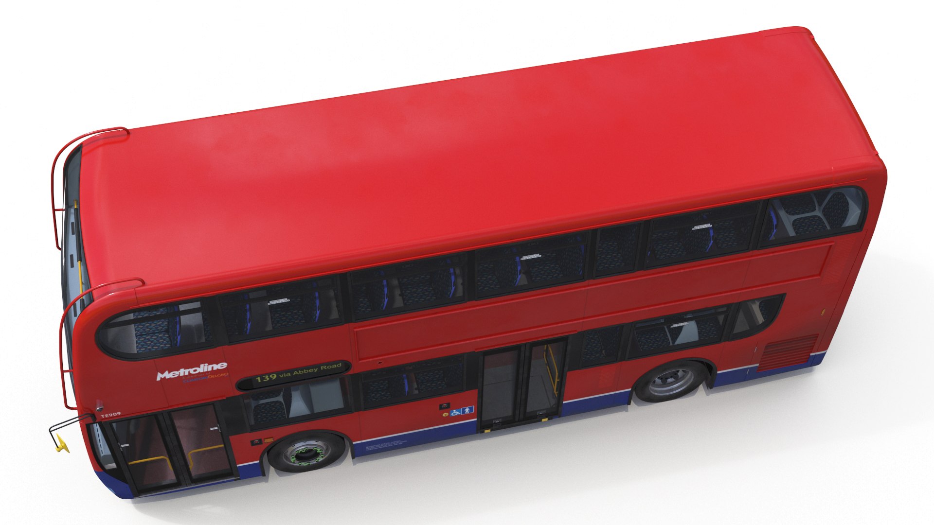 London Double Decker Bus Enviro 400 3D Model - TurboSquid 2349945