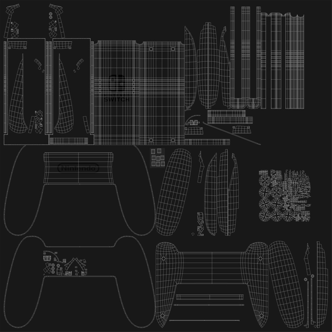 3D Nintendo Switch Joy Grip - TurboSquid 1201795