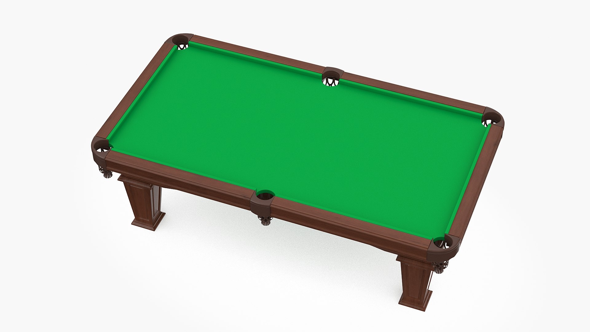 Billiard Table V2 Model - TurboSquid 1765421