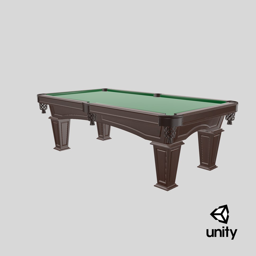 Billiard Table V2 Model - TurboSquid 1765421