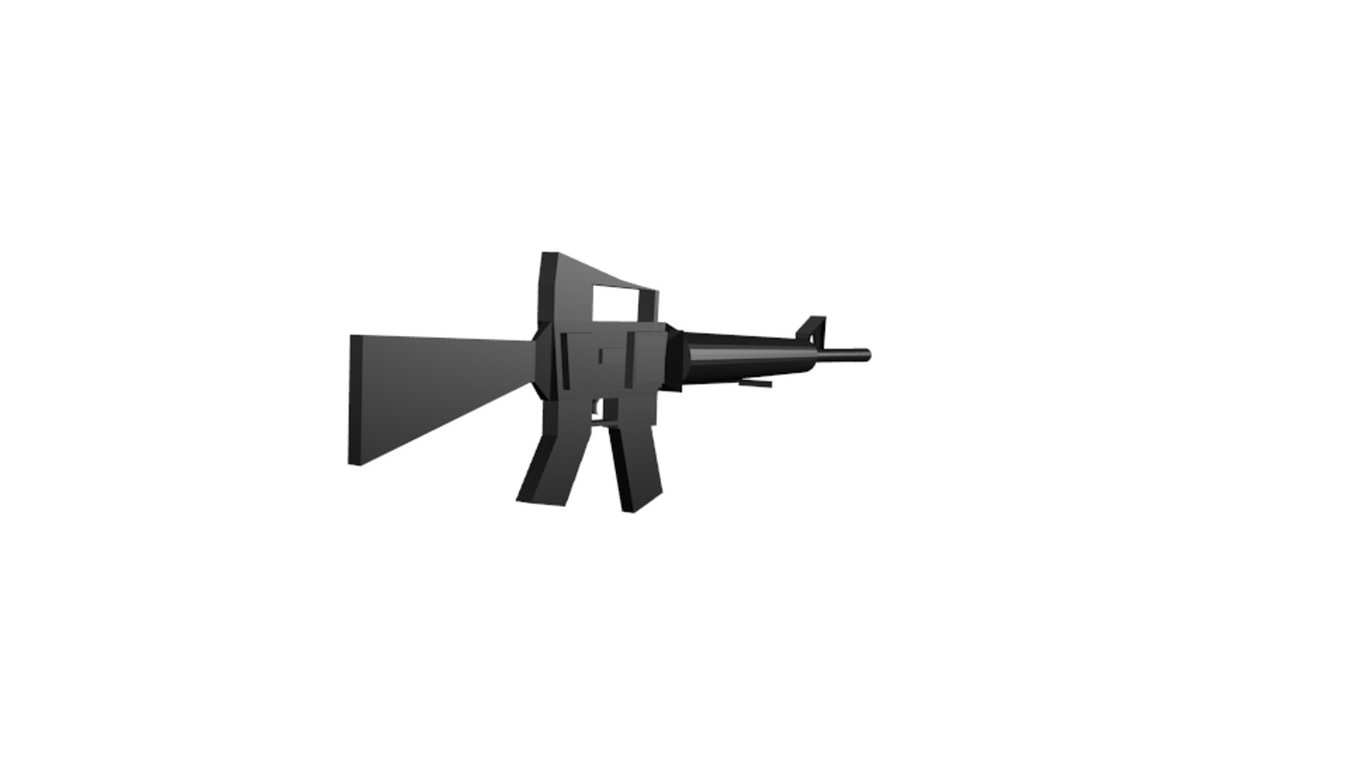 3d m-16 gun