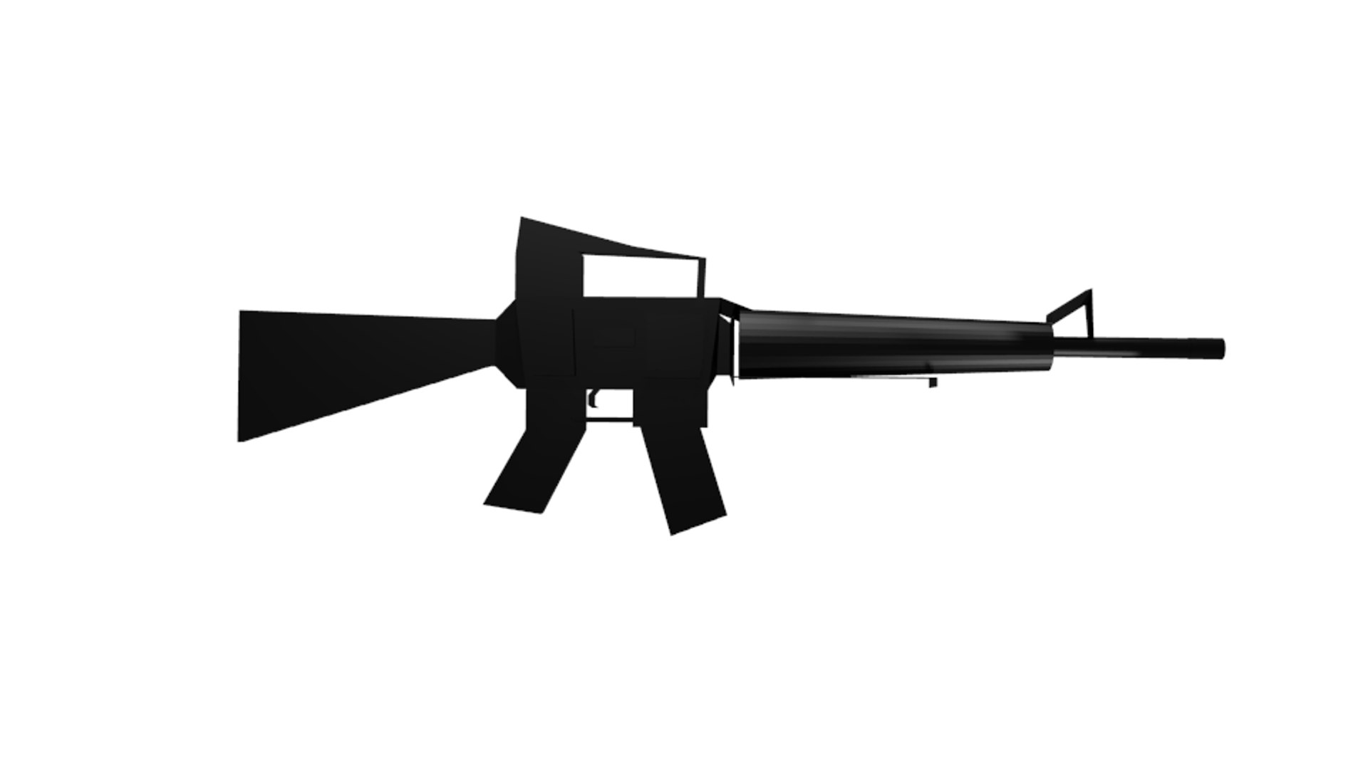 3d m-16 gun