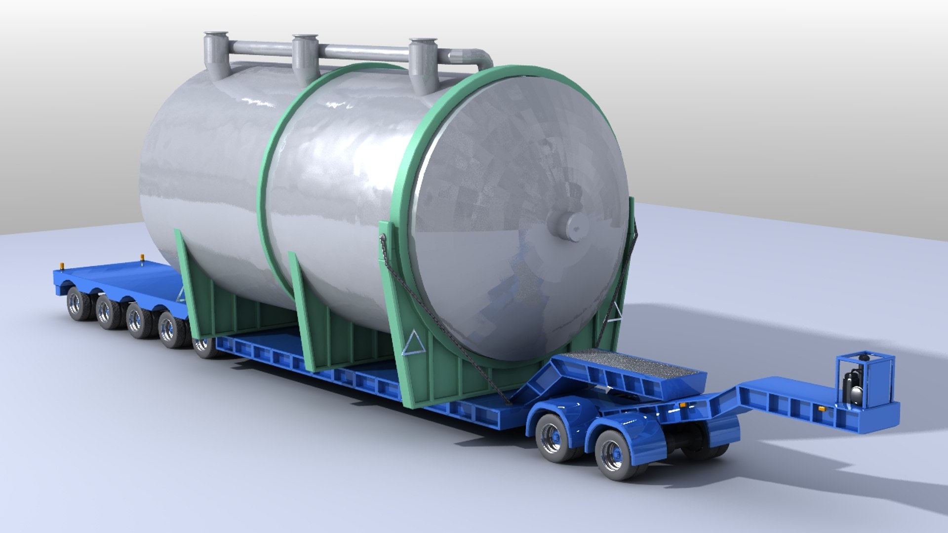 Trailer Heavy 3D Model - TurboSquid 1534131