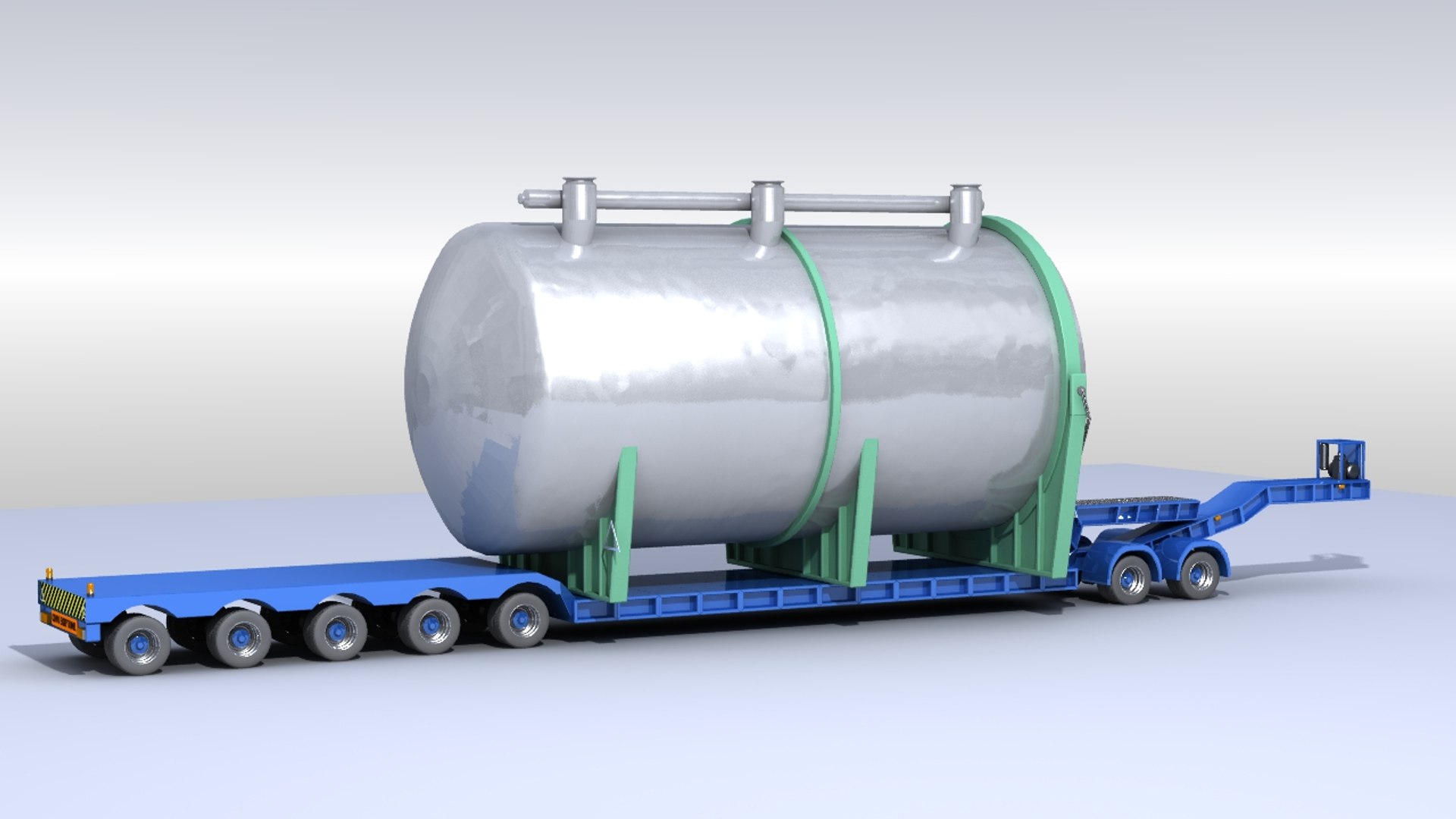 Trailer Heavy 3D Model - TurboSquid 1534131