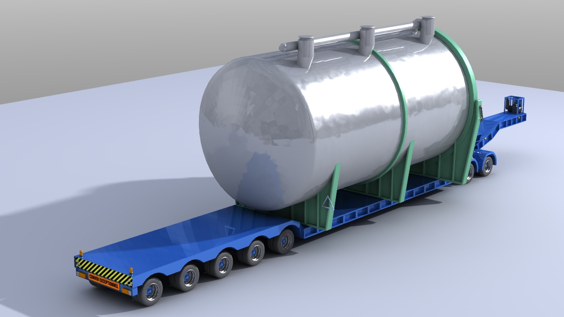 Trailer Heavy 3D Model - TurboSquid 1534131