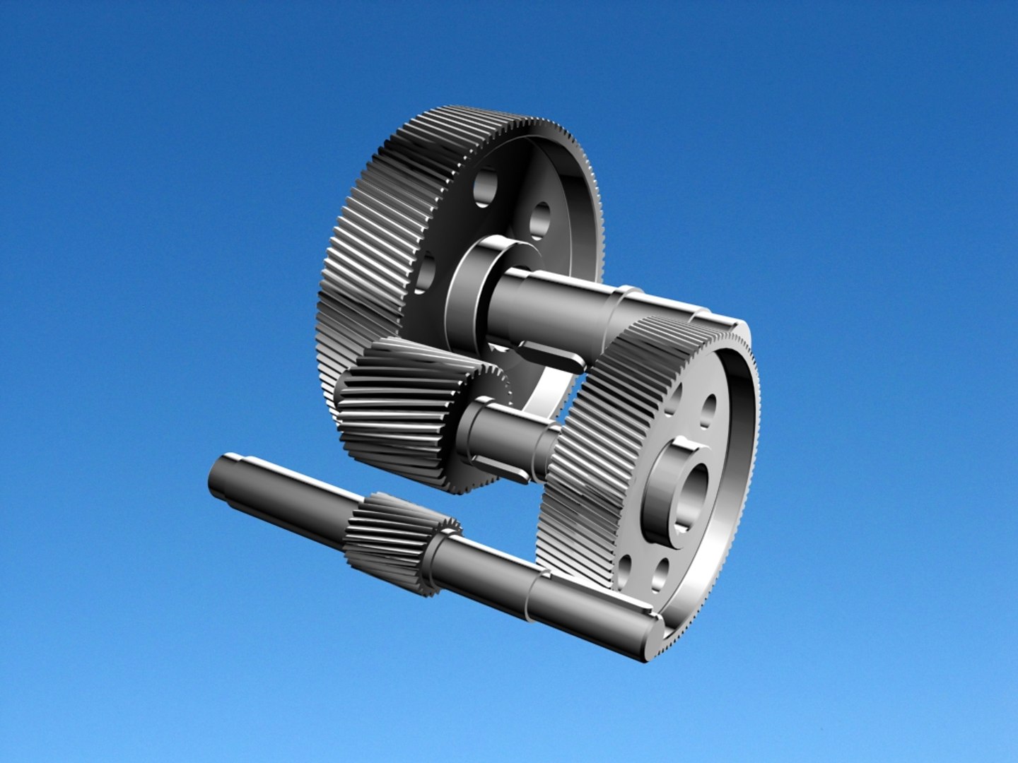 helical gear 3d model
