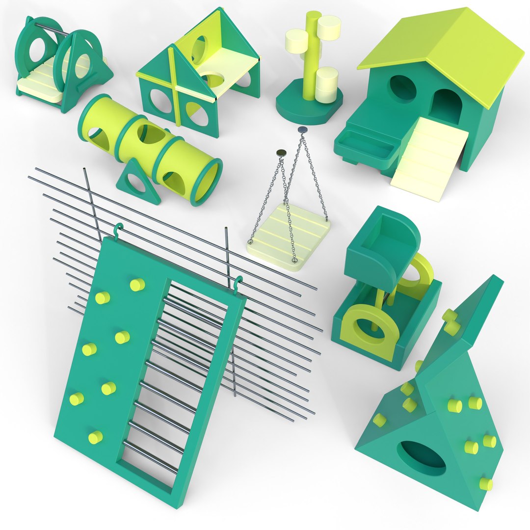 3D Houses For Rodents - TurboSquid 2121309