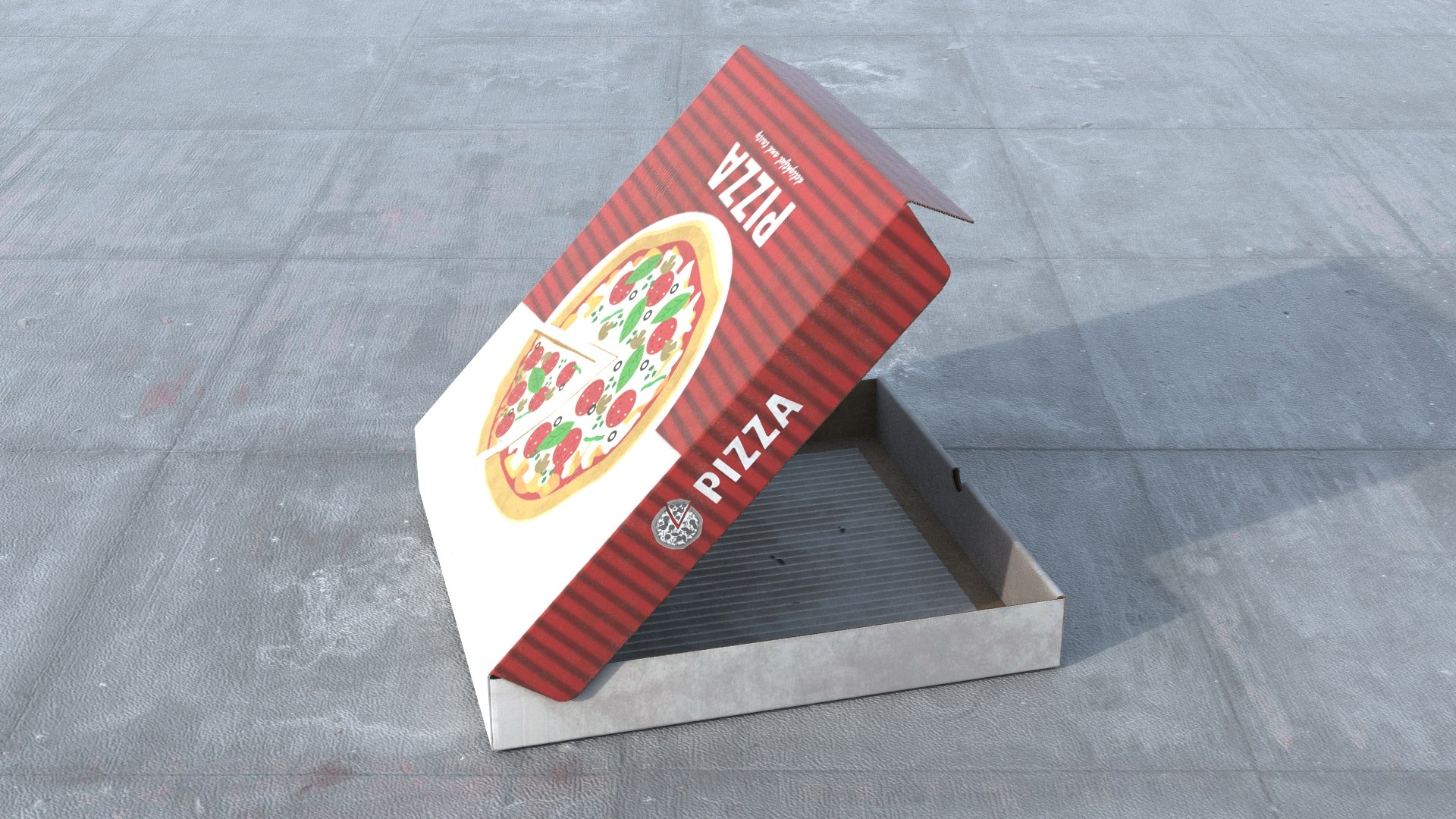 3D 2 Pizza Boxes Dirty - TurboSquid 1725311