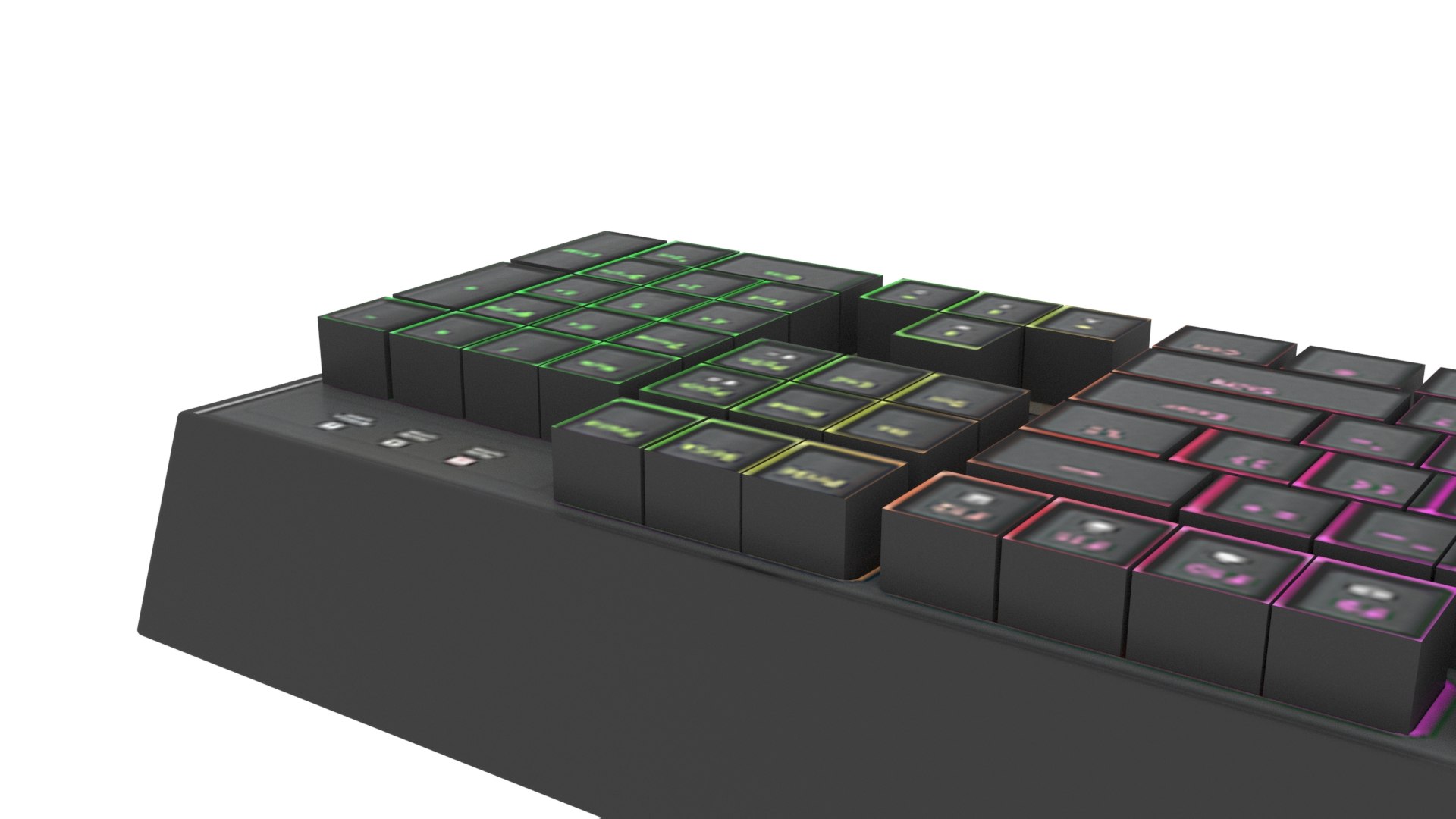 3D Gaming Keyboard Genesis Nkg-1361 Model - TurboSquid 1706053