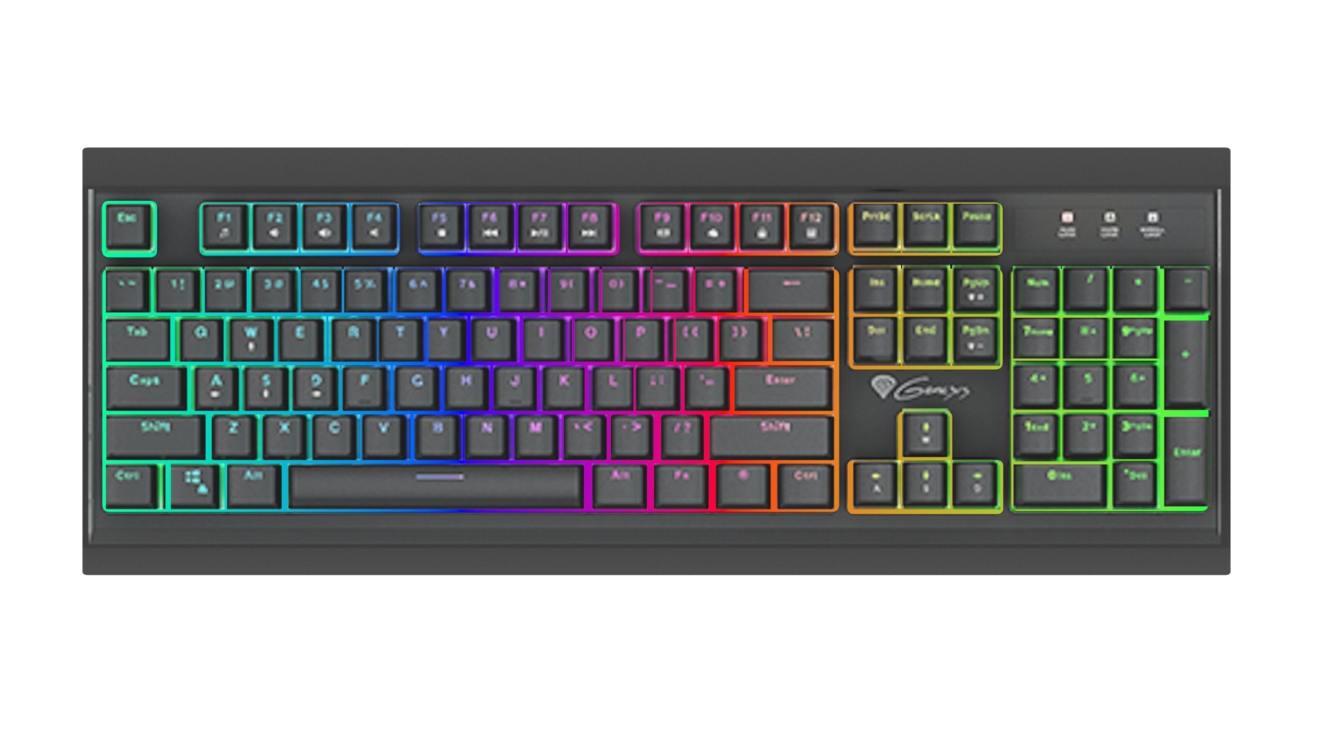 3D Gaming Keyboard Genesis Nkg-1361 Model - TurboSquid 1706053