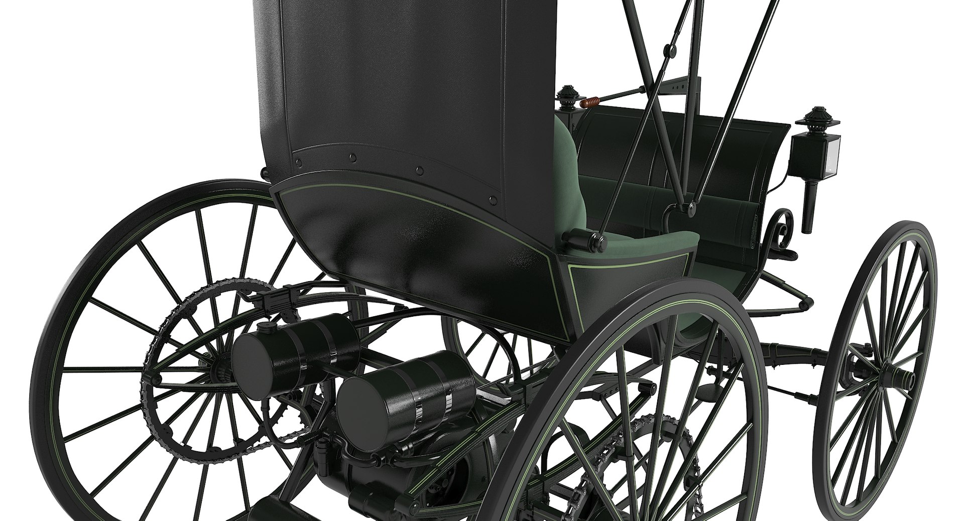 1893 dureya automobile replica 3D model - TurboSquid 1360228