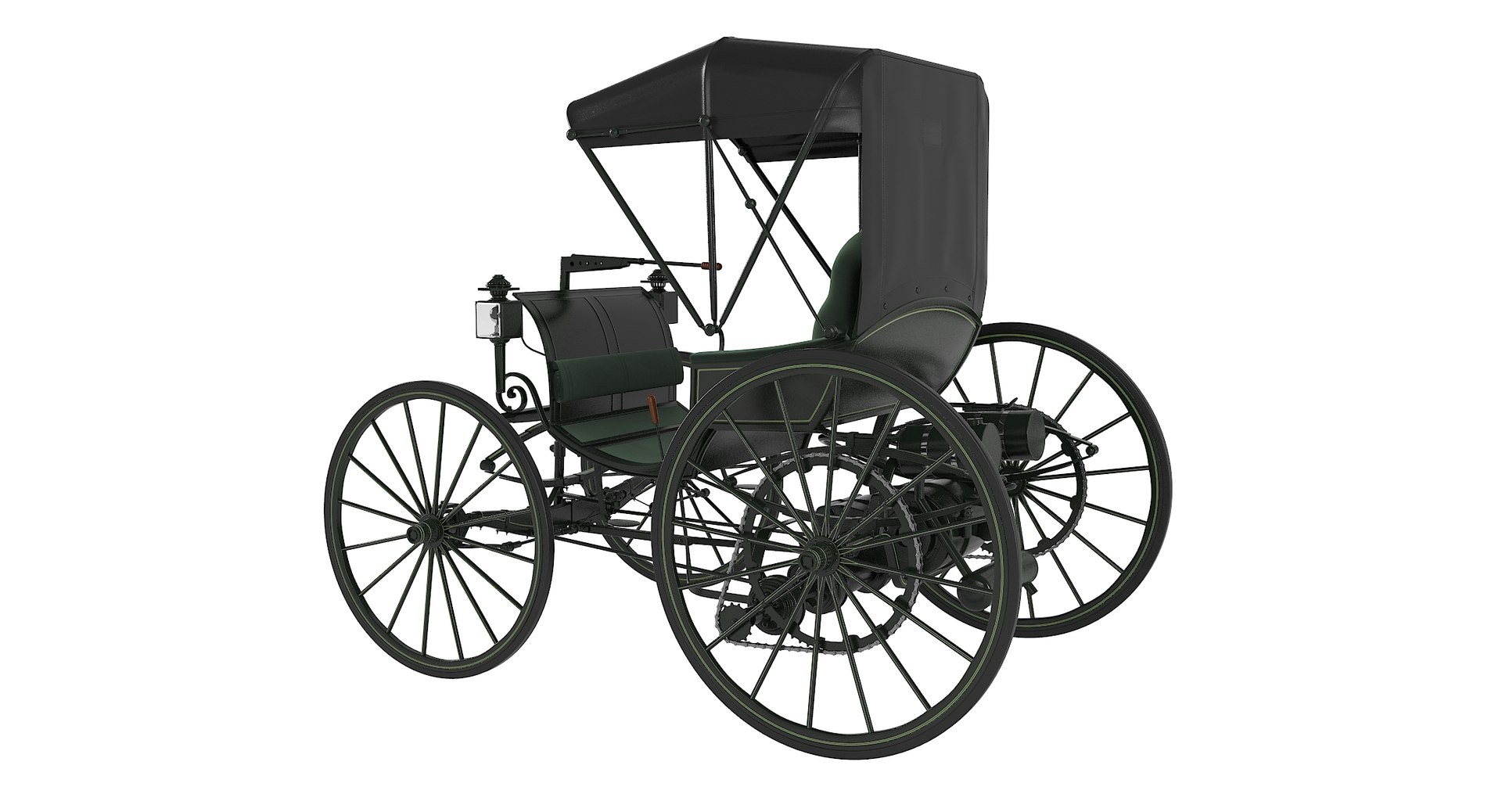 1893 dureya automobile replica 3D model - TurboSquid 1360228