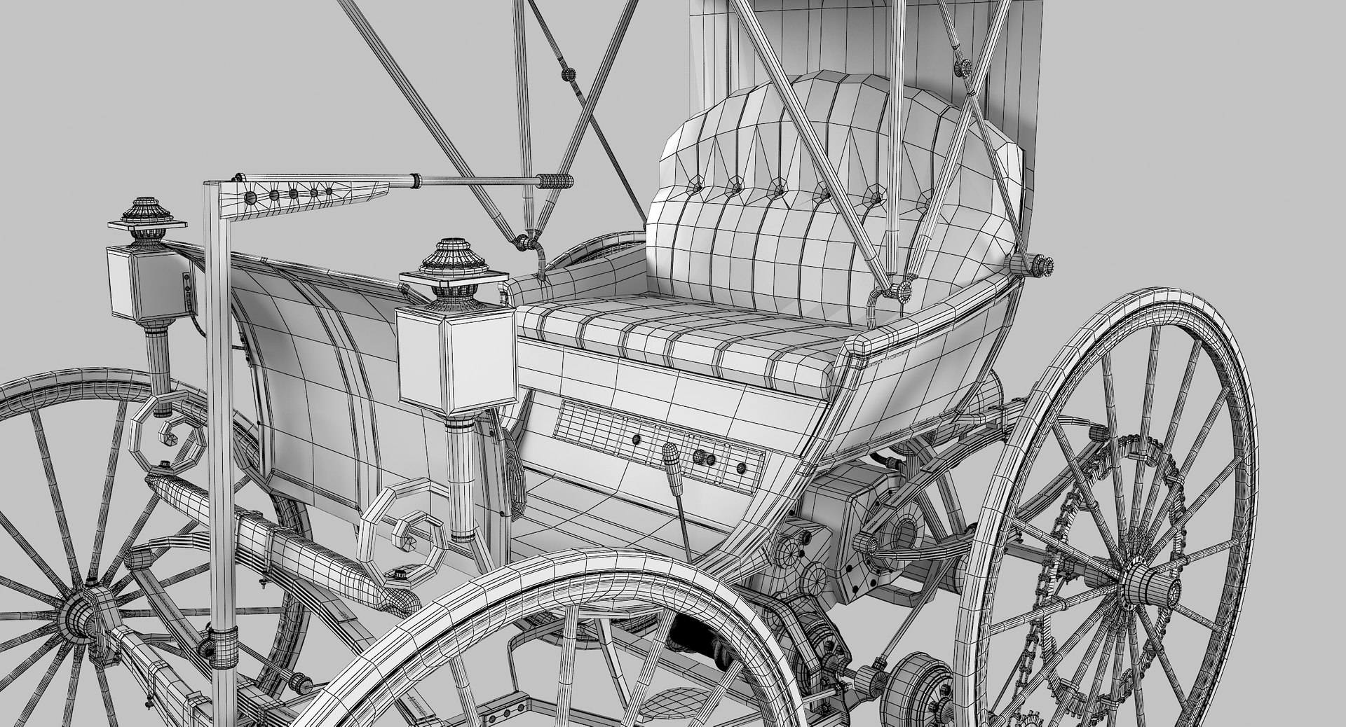 1893 dureya automobile replica 3D model - TurboSquid 1360228