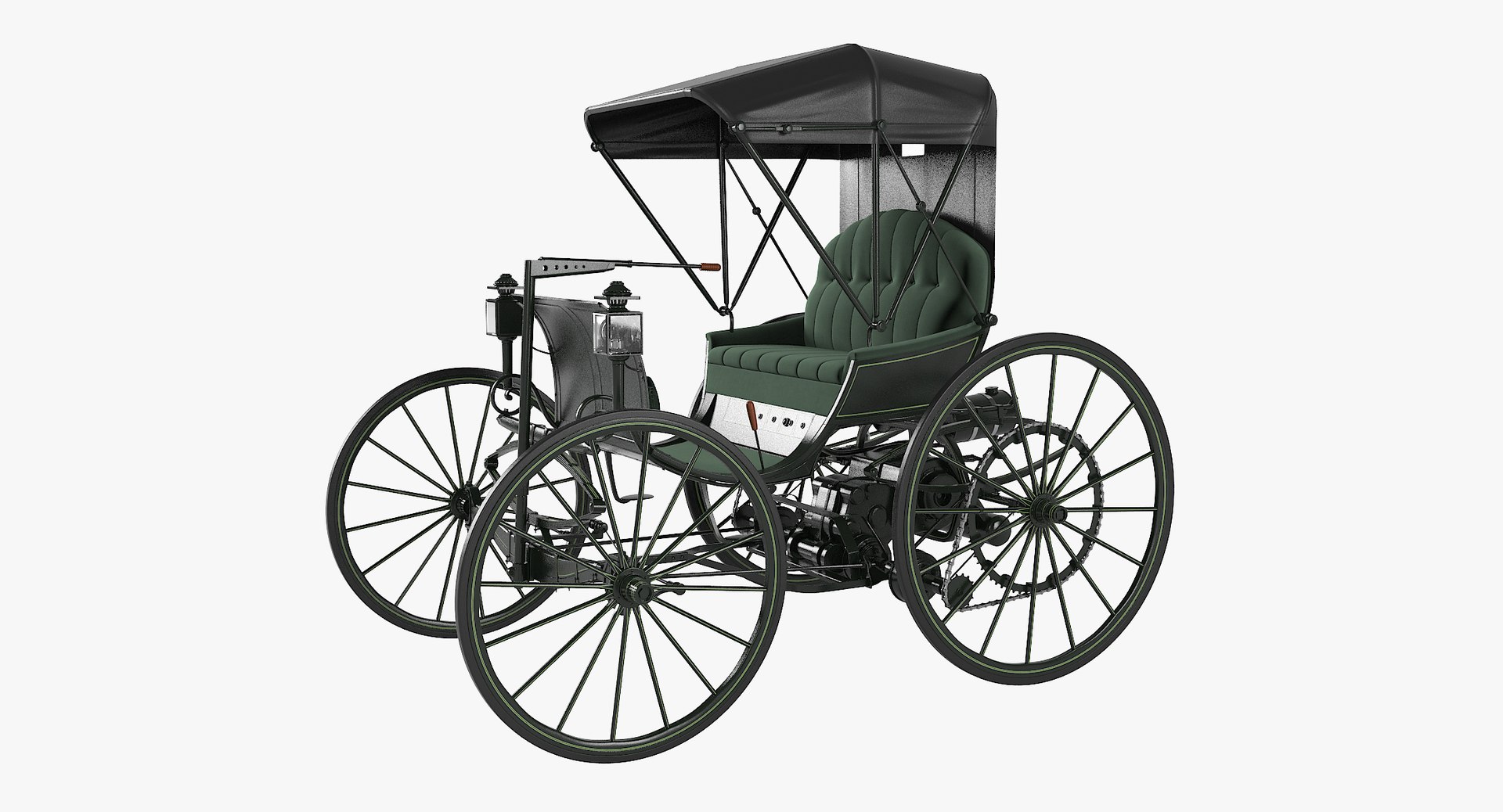 1893 dureya automobile replica 3D model - TurboSquid 1360228
