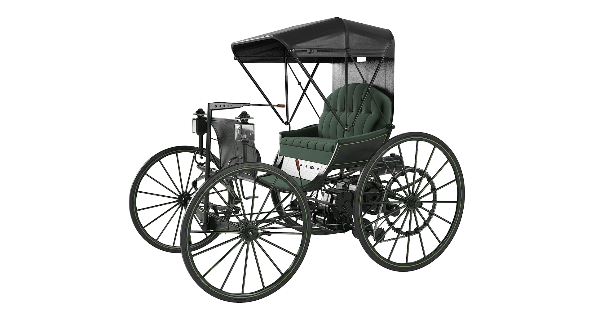 1893 dureya automobile replica 3D model - TurboSquid 1360228