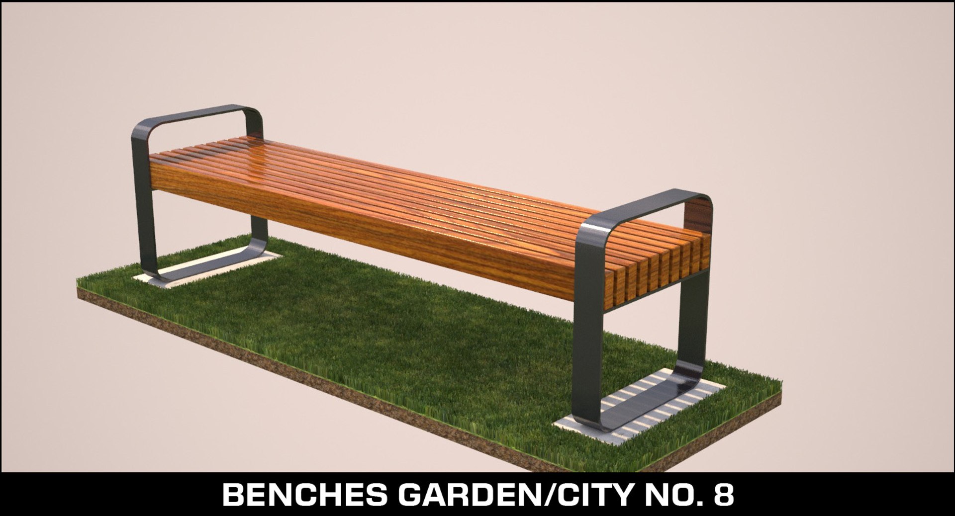 pack benches 3d model