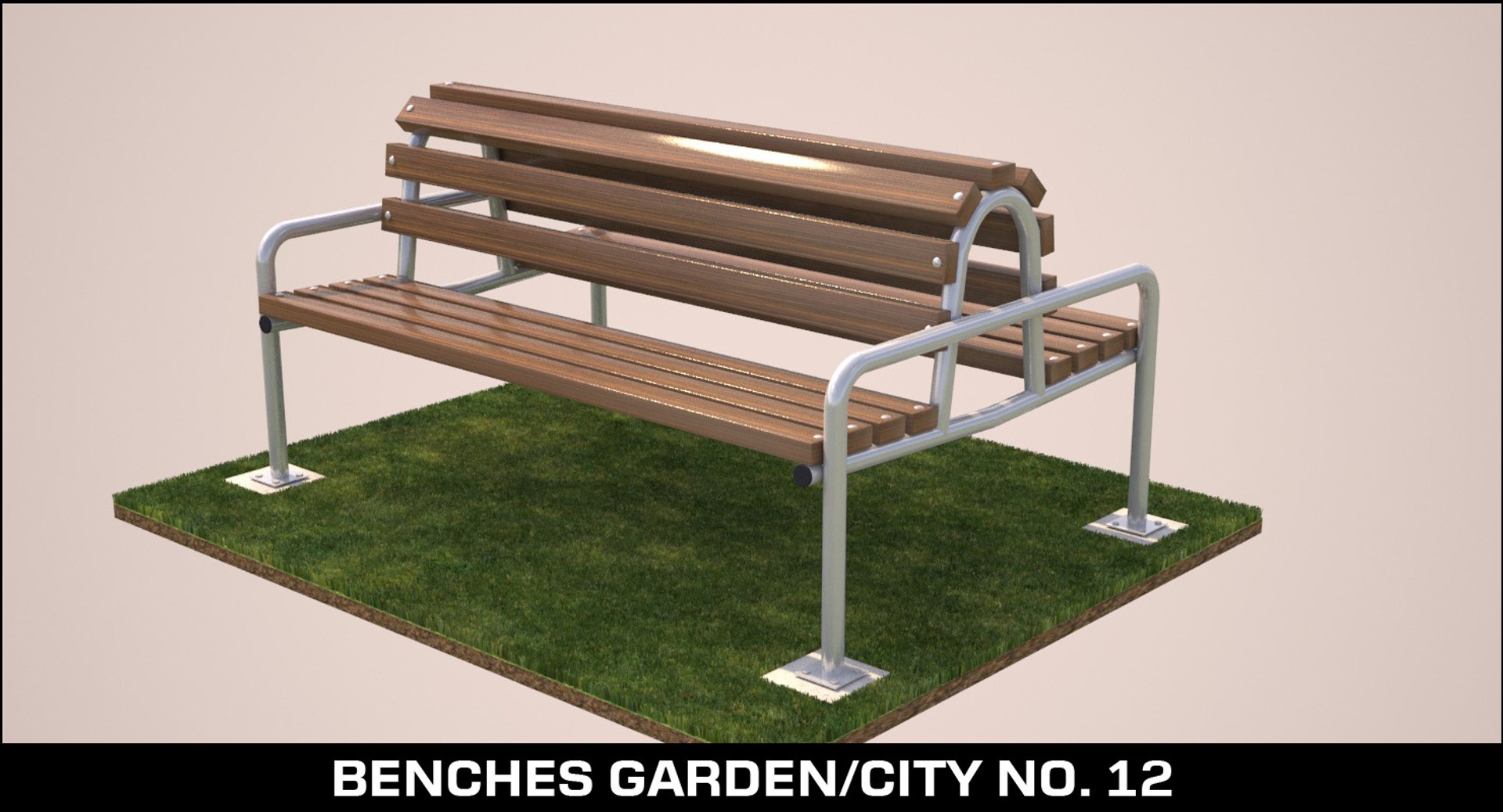 pack benches 3d model
