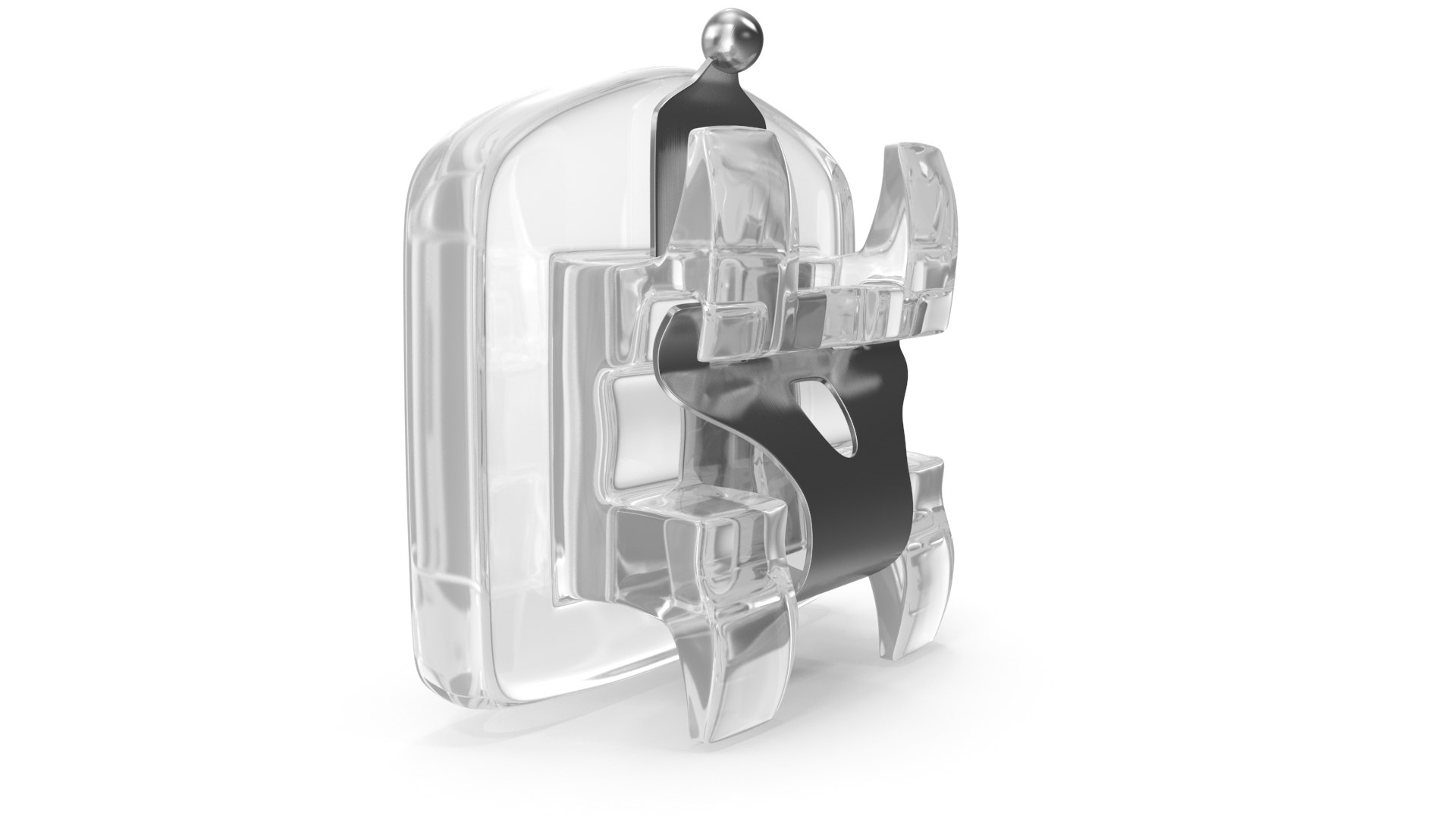 3D Ceramic Self Ligating Dental Braces Bracket V10 - TurboSquid 2081764