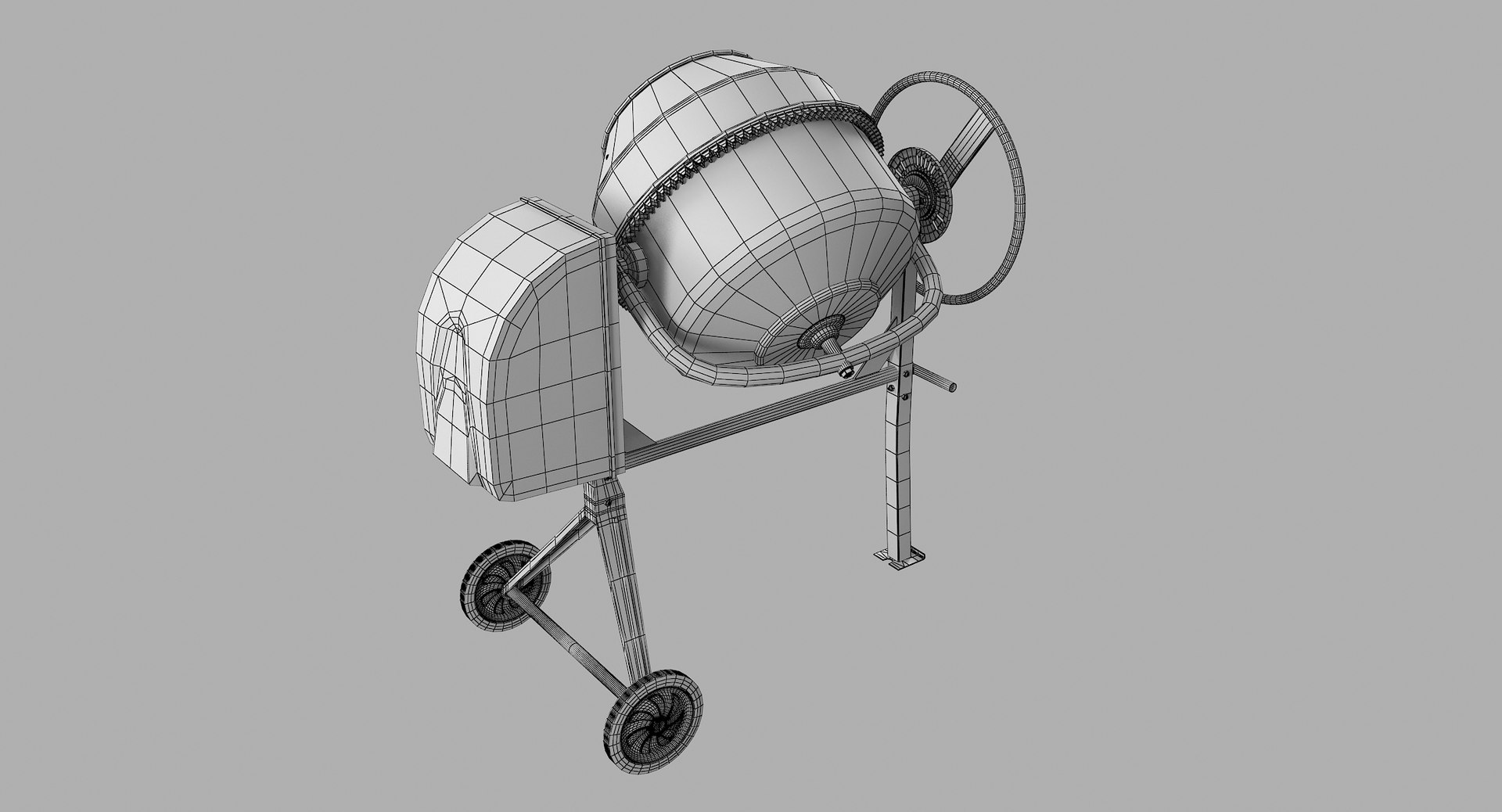 Concrete Mixer 3D Model - TurboSquid 1345832