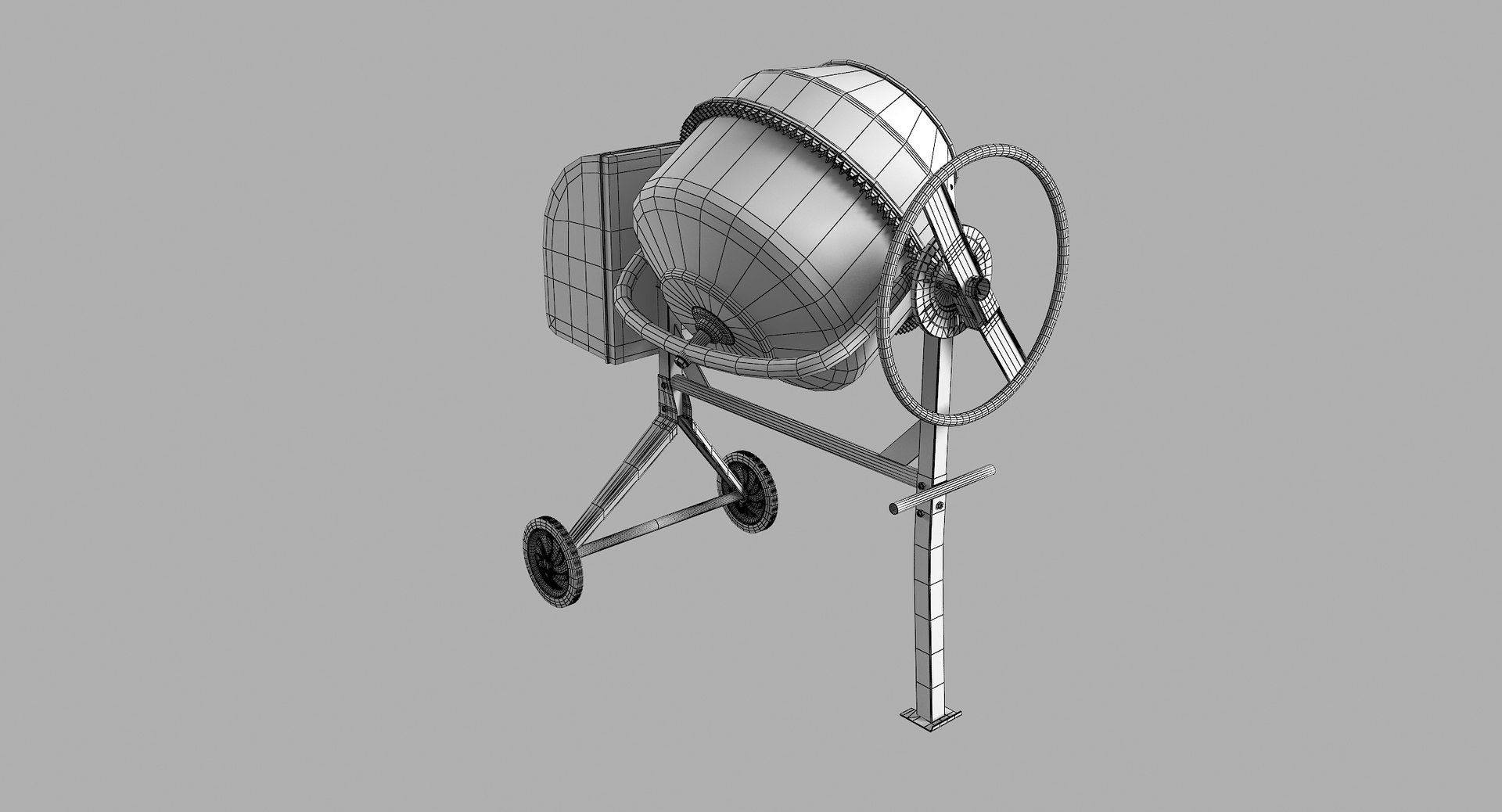 Concrete Mixer 3D Model - TurboSquid 1345832