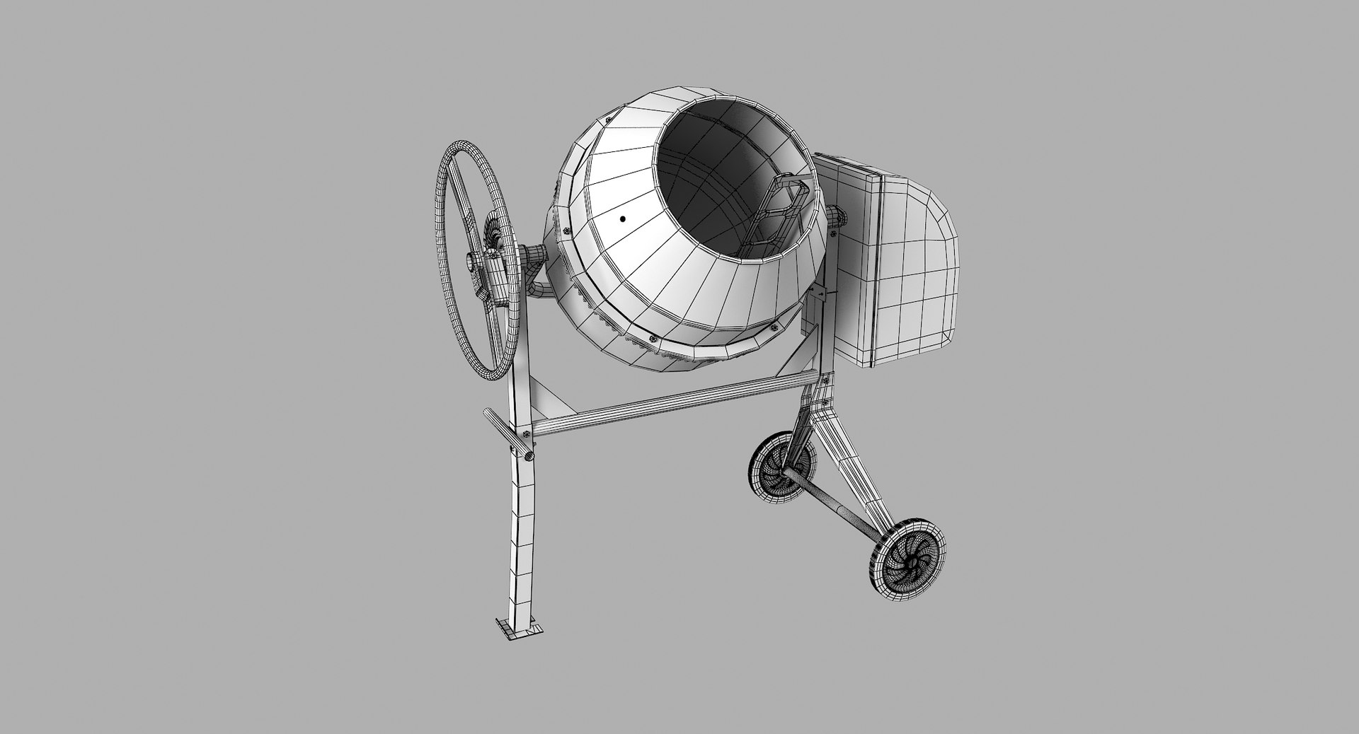 Concrete Mixer 3D Model - TurboSquid 1345832