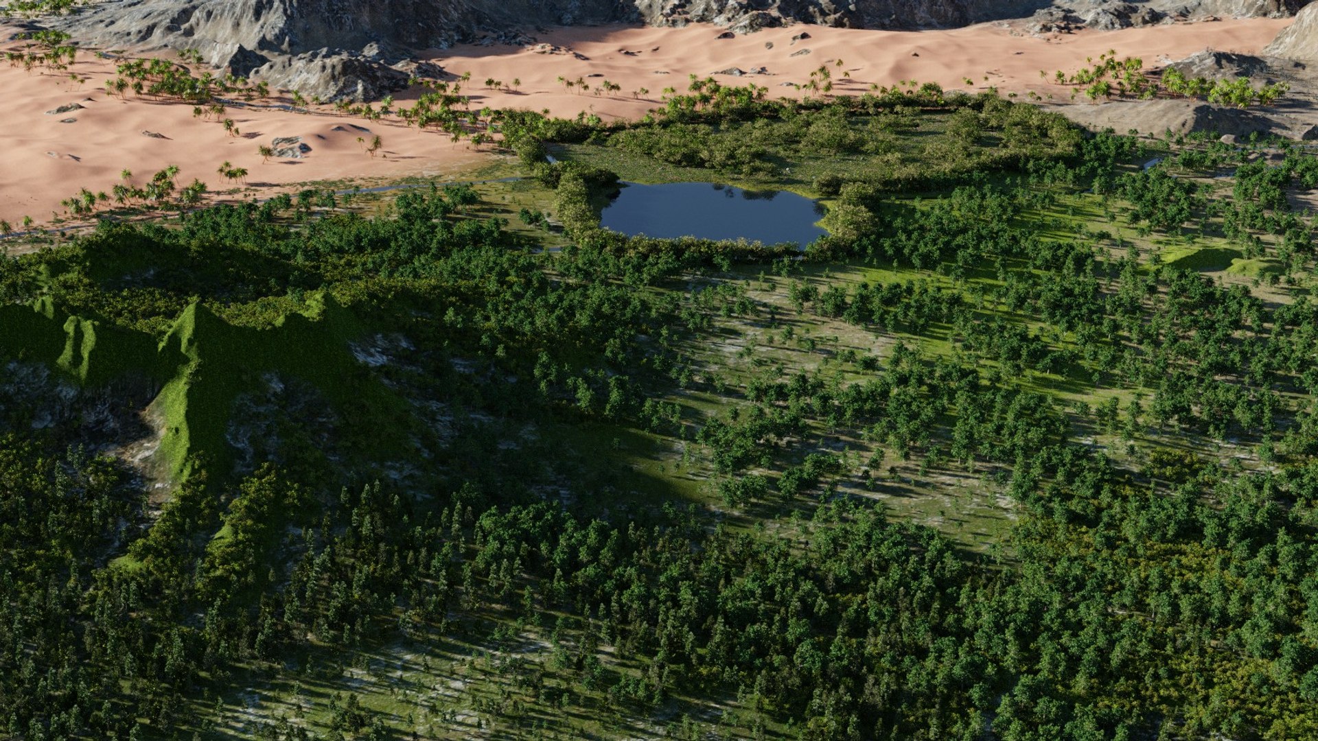 3D Biomes Garden Model - TurboSquid 1541078