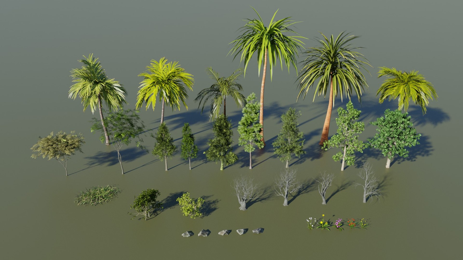 3D Biomes Garden Model - TurboSquid 1541078