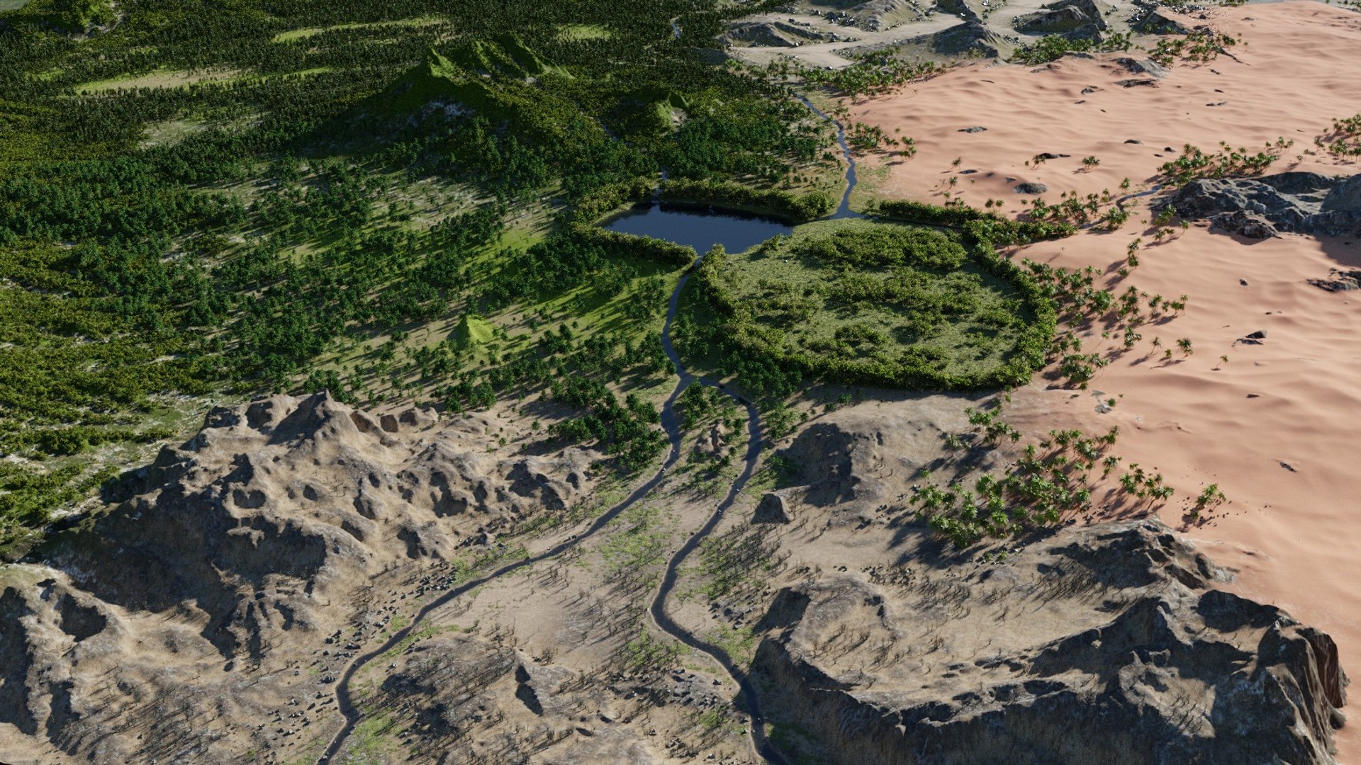 3D Biomes Garden Model - TurboSquid 1541078