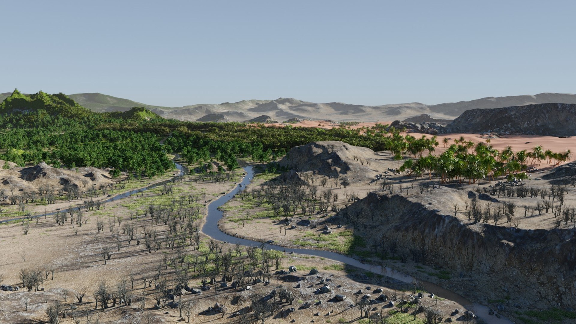 3D Biomes Garden Model - TurboSquid 1541078