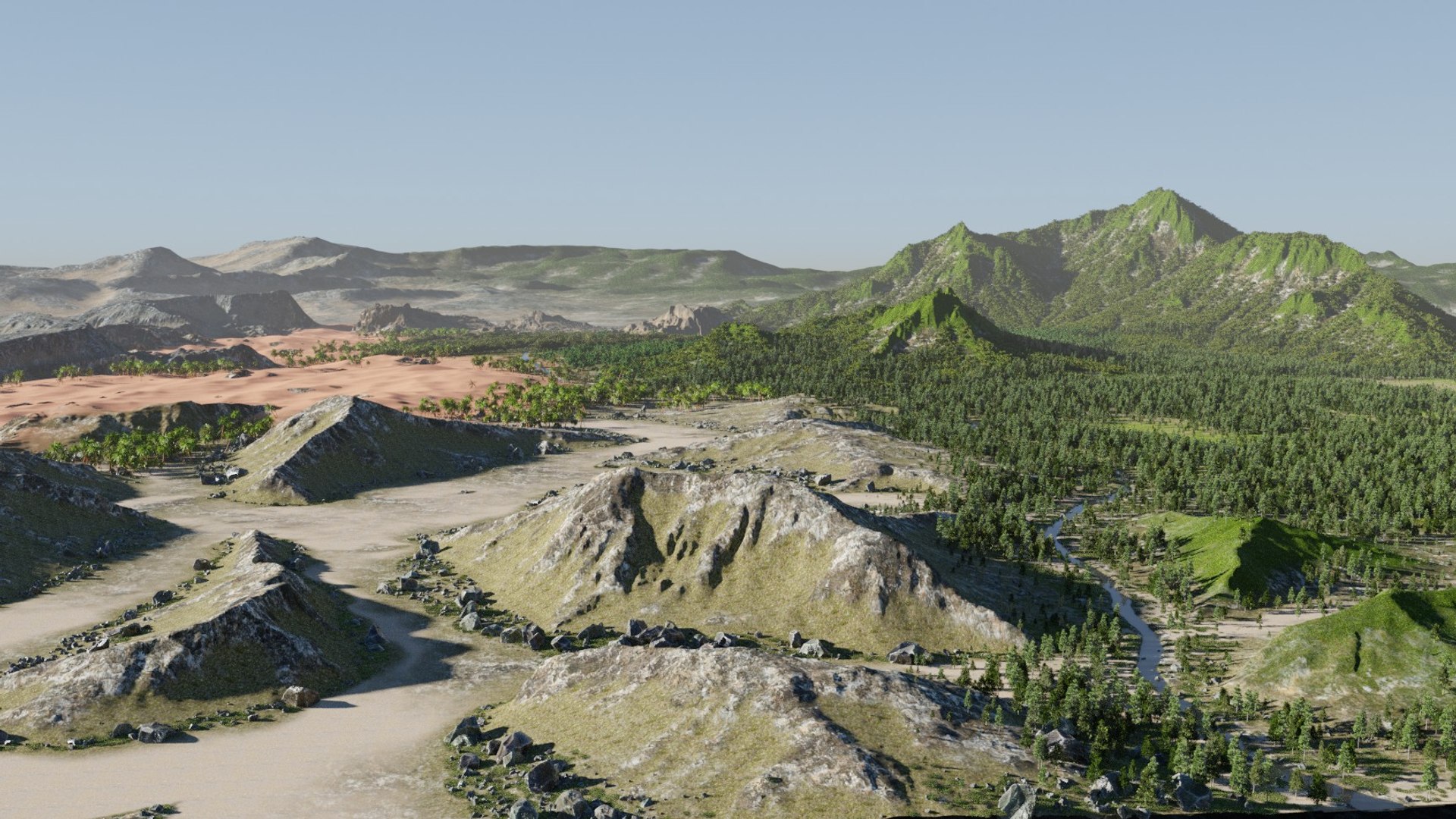 3D Biomes Garden Model - TurboSquid 1541078