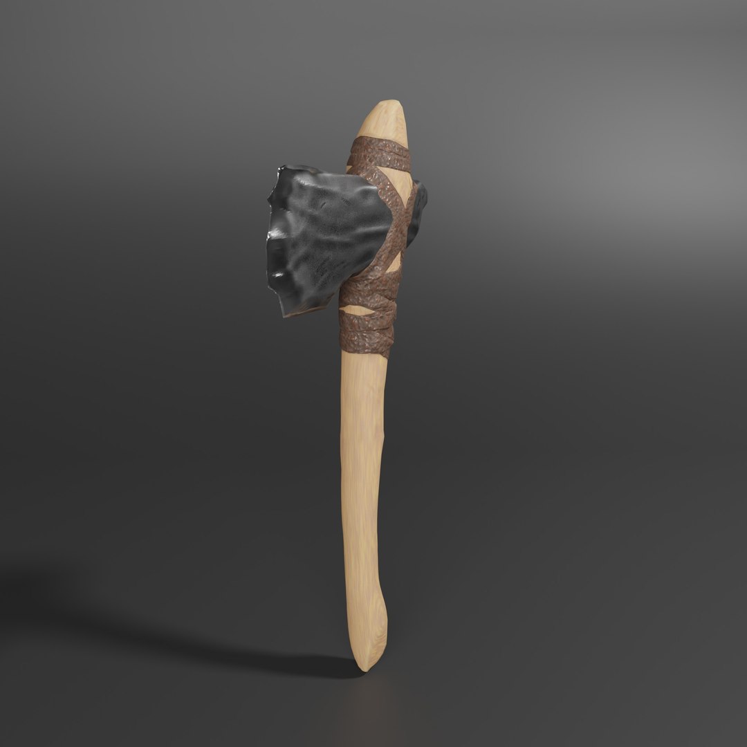 3D Primal Stone Axe Model - TurboSquid 1772826