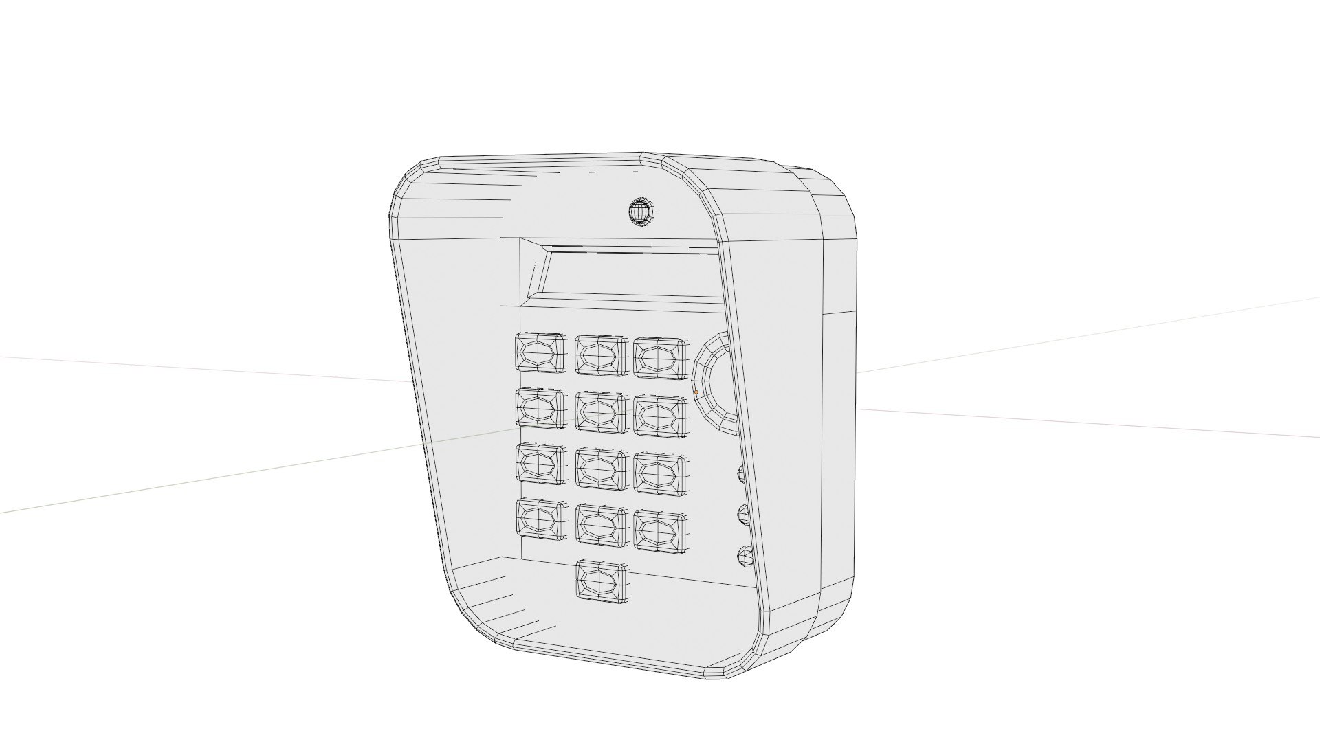 3D Security Keypad Lock Pad Model - TurboSquid 2111310