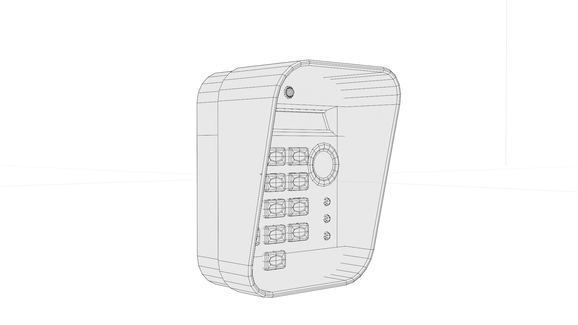 3D Security Keypad Lock Pad Model - TurboSquid 2111310