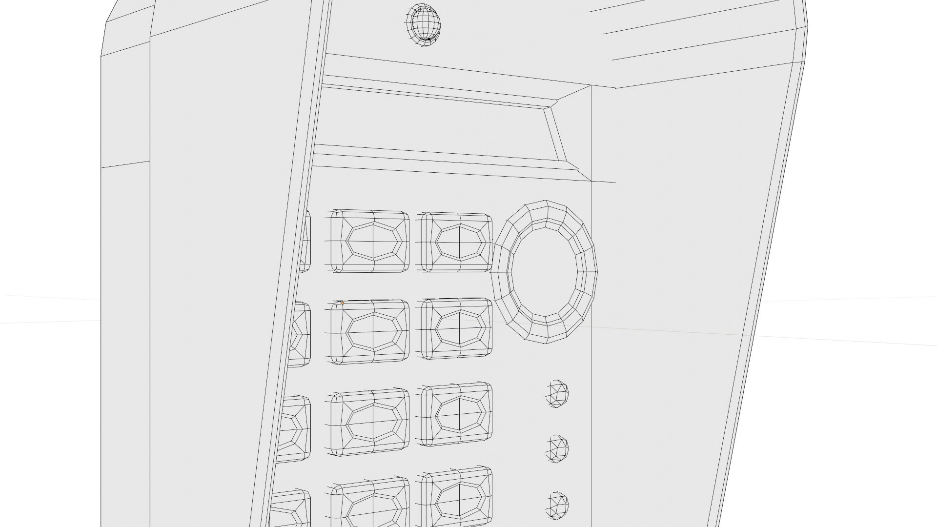3D Security Keypad Lock Pad Model - TurboSquid 2111310