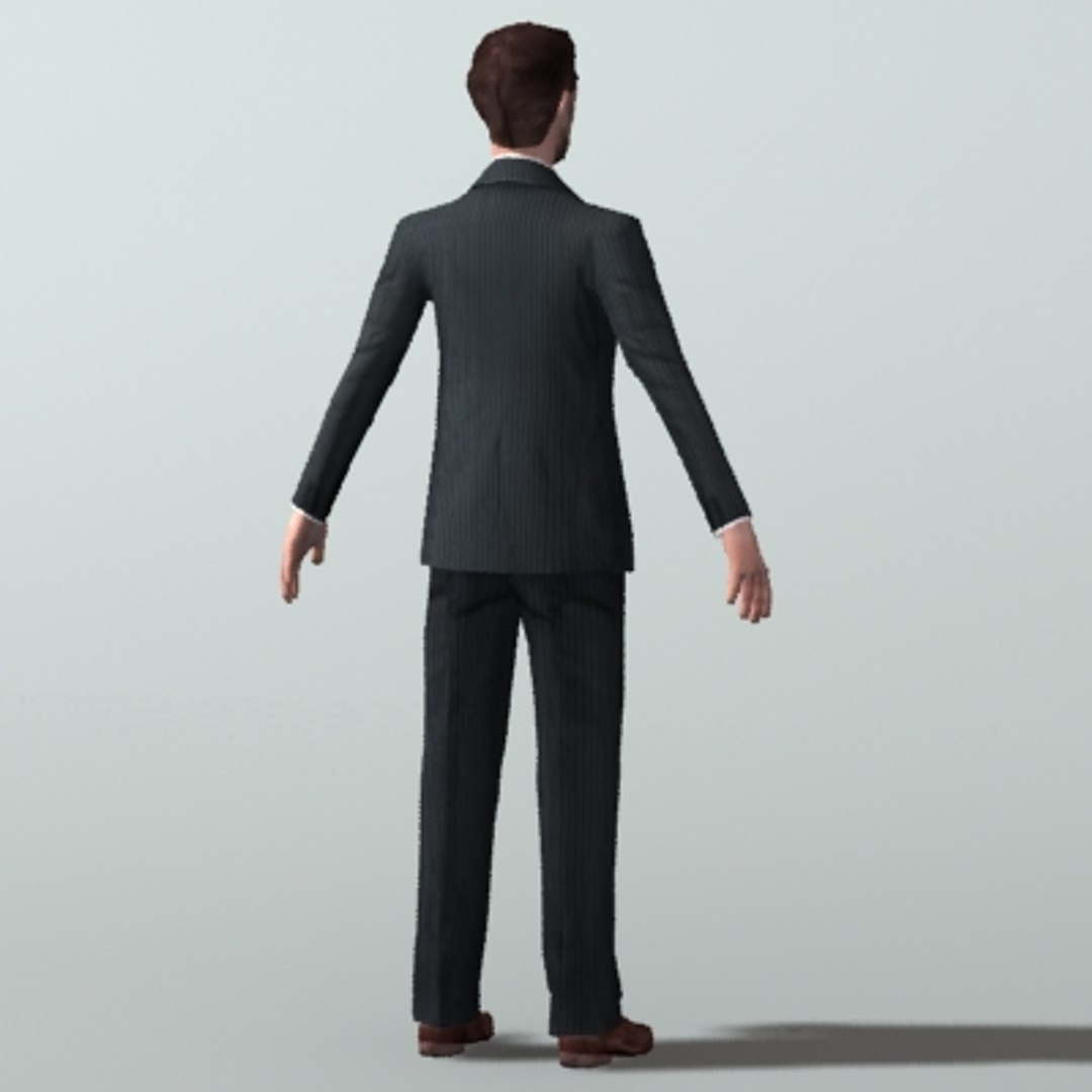 business man 3d model