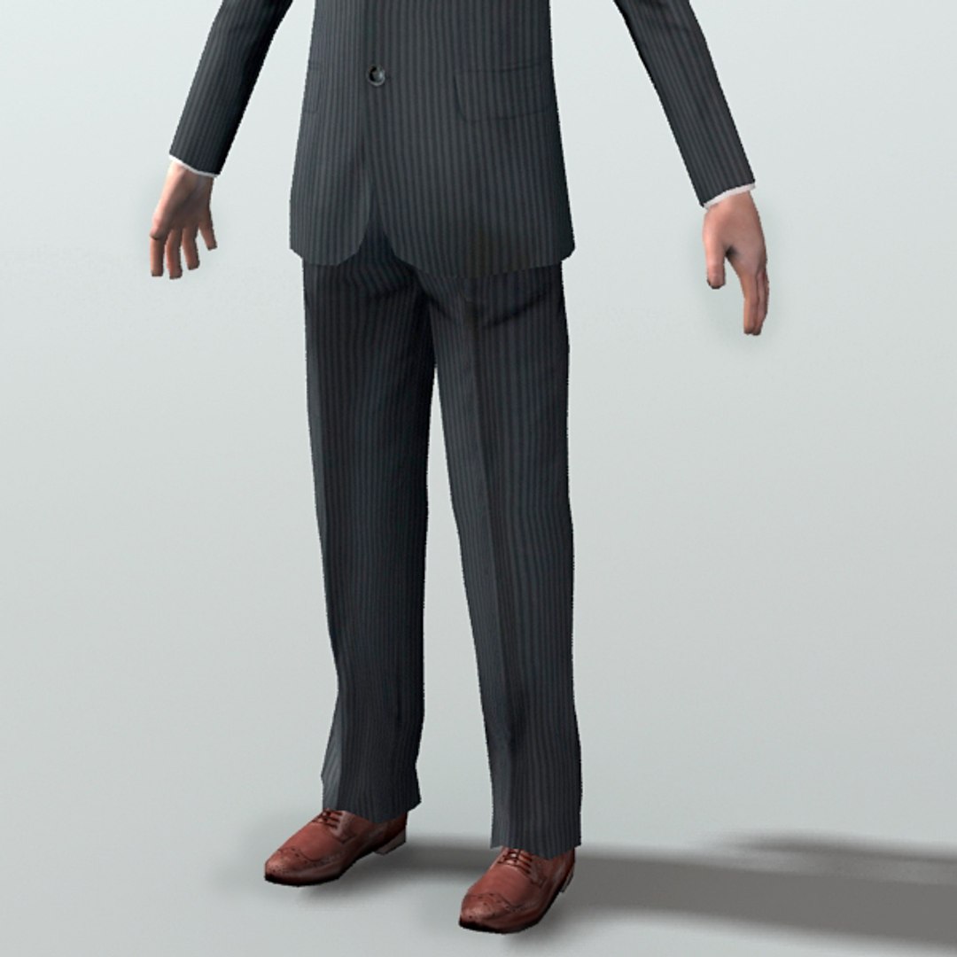 business man 3d model
