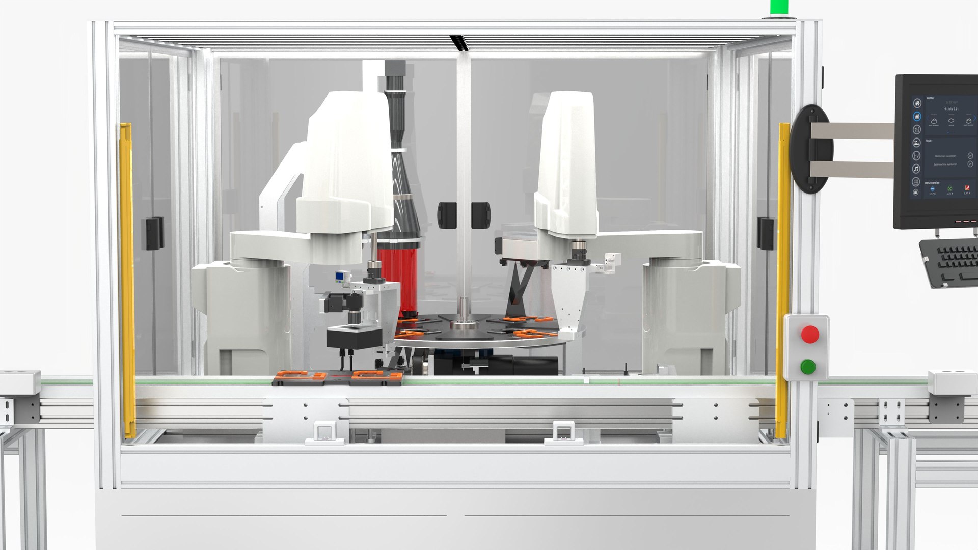 3D Automatic Mobile Phone Battery Testing Machine - TurboSquid 2011251