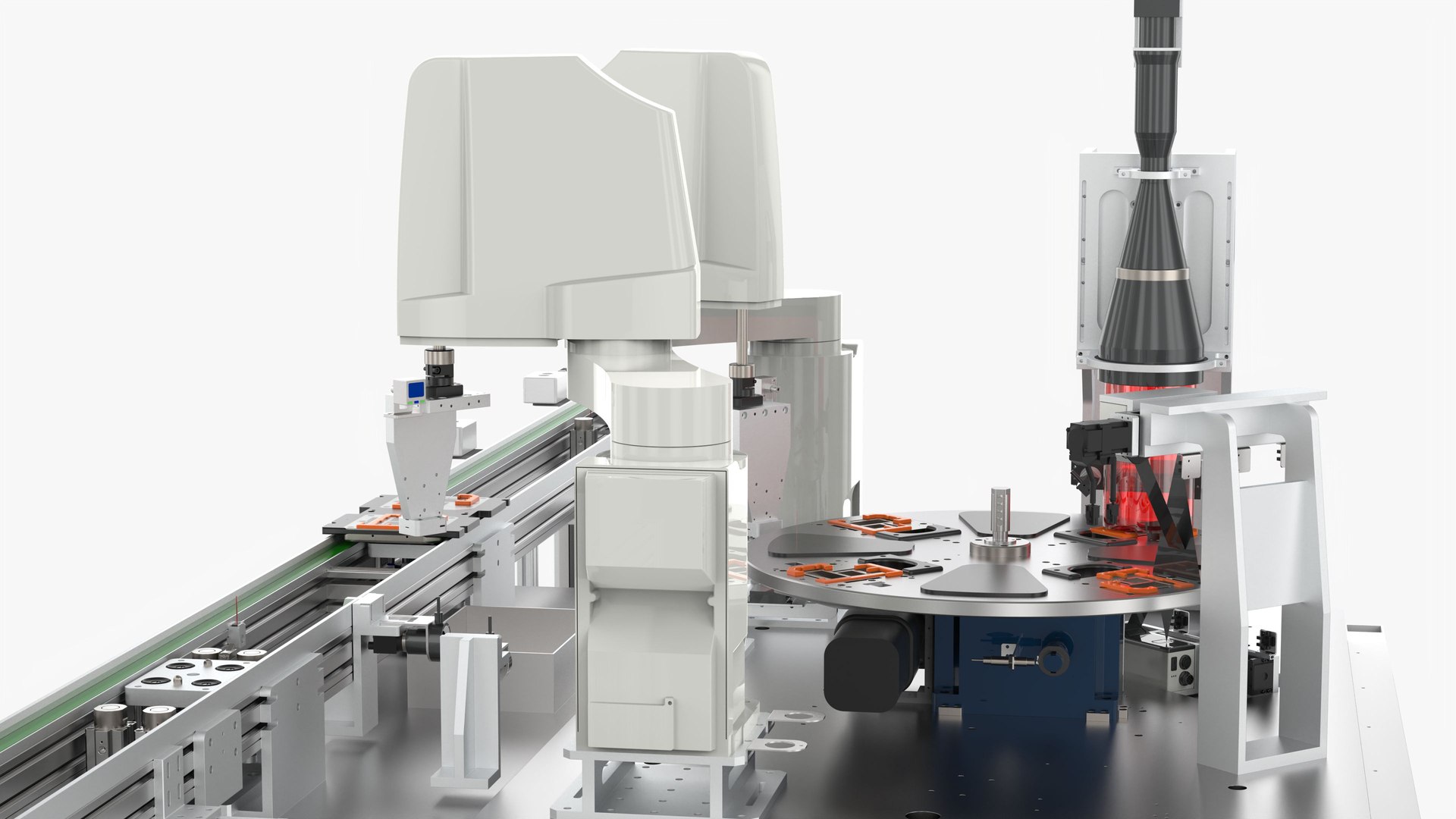 3D Automatic Mobile Phone Battery Testing Machine - TurboSquid 2011251