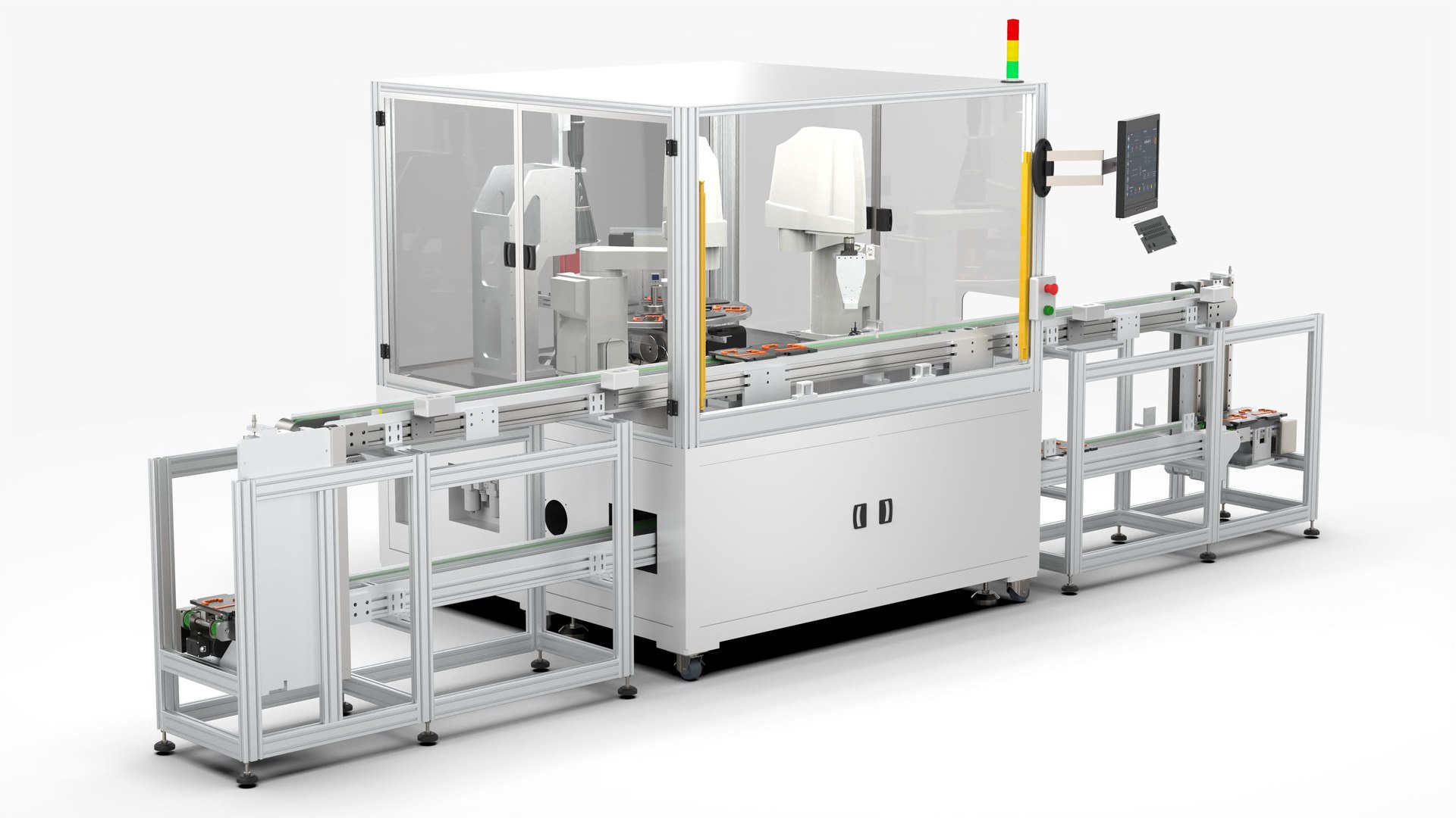 3D Automatic Mobile Phone Battery Testing Machine - TurboSquid 2011251