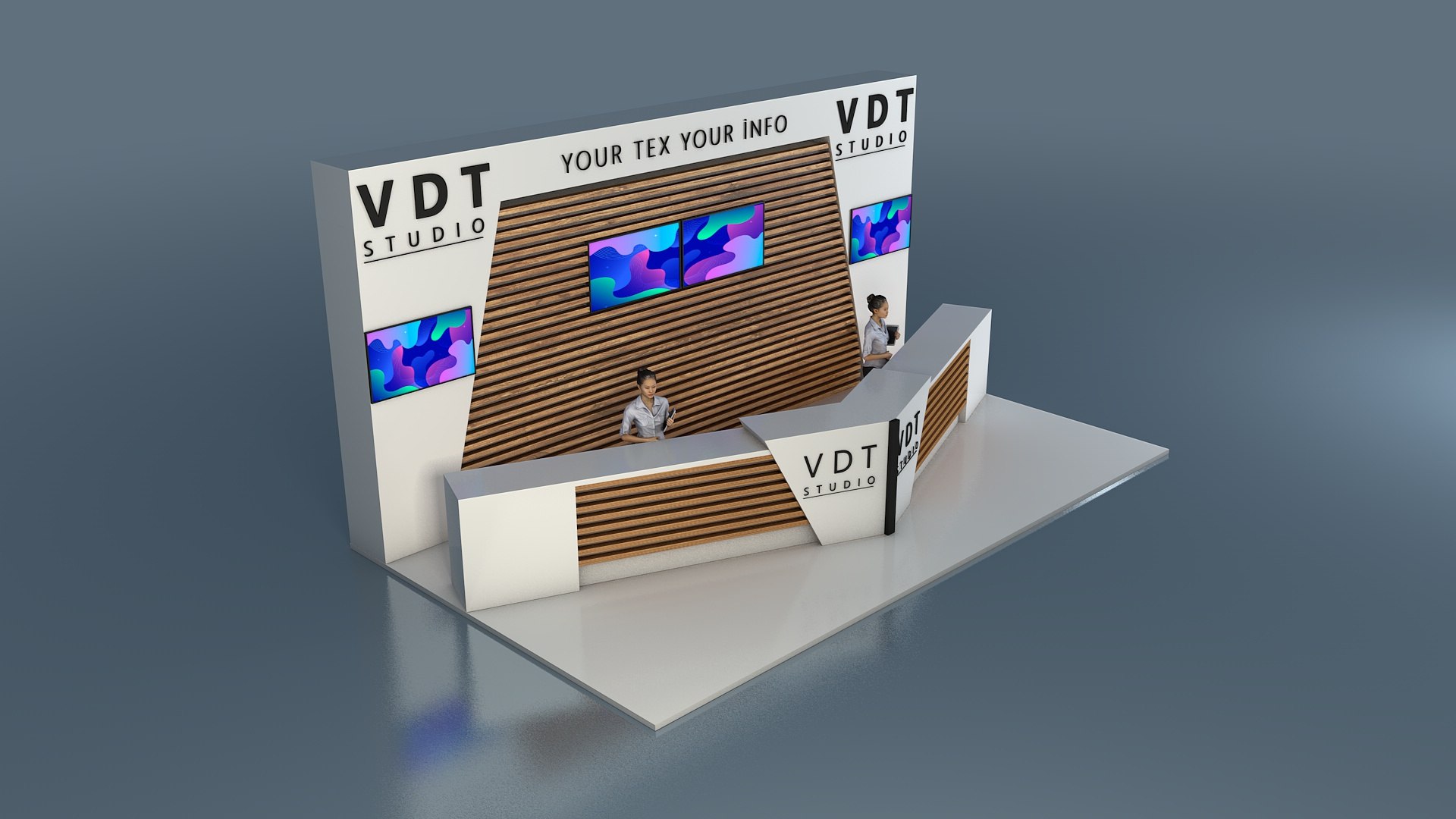 Welcome Desk 3D Model - TurboSquid 1675675