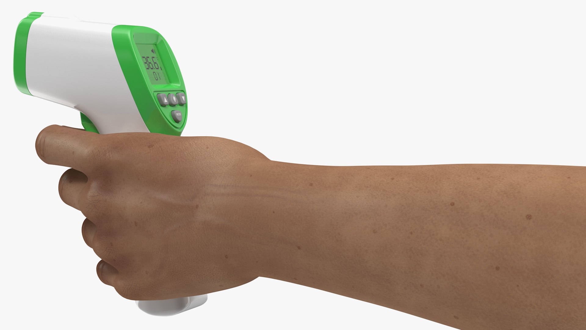Infrared thermometer hand 3D - TurboSquid 1567858