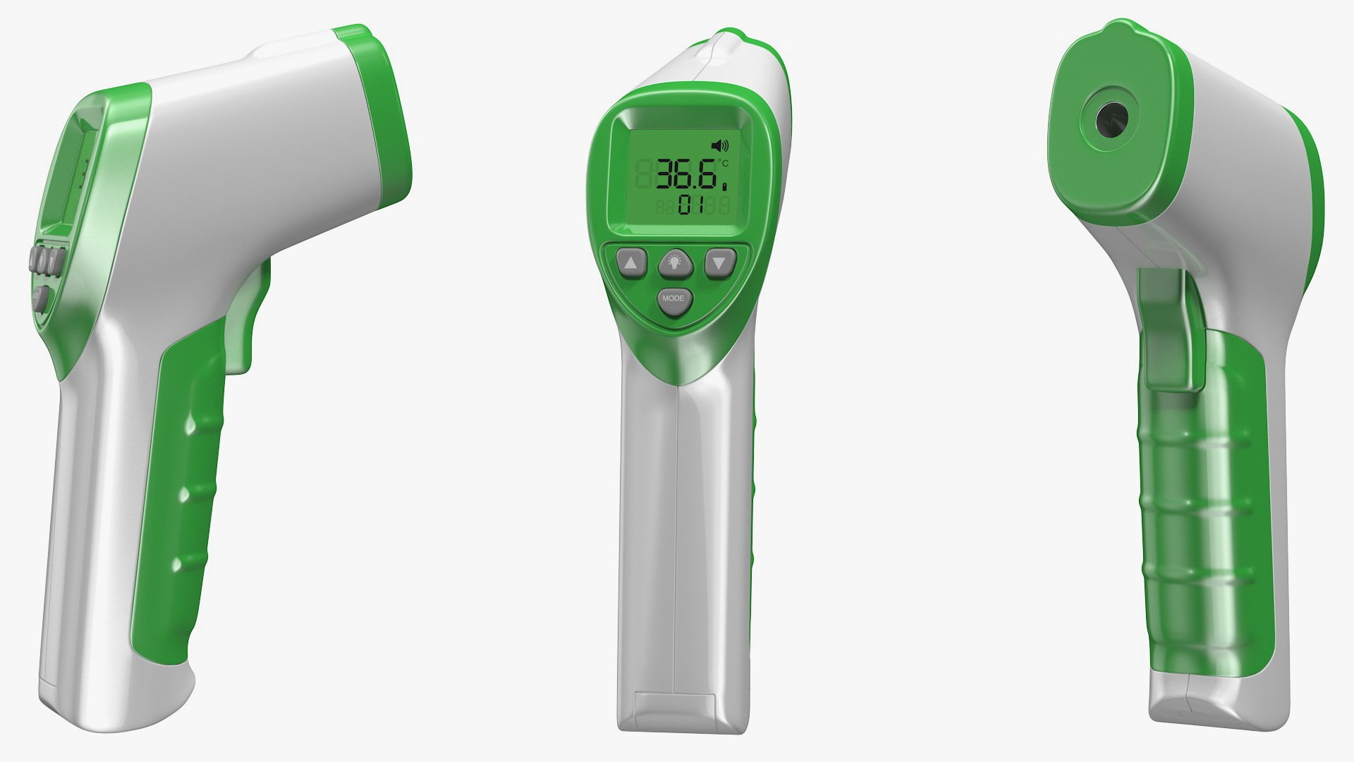Infrared thermometer hand 3D - TurboSquid 1567858