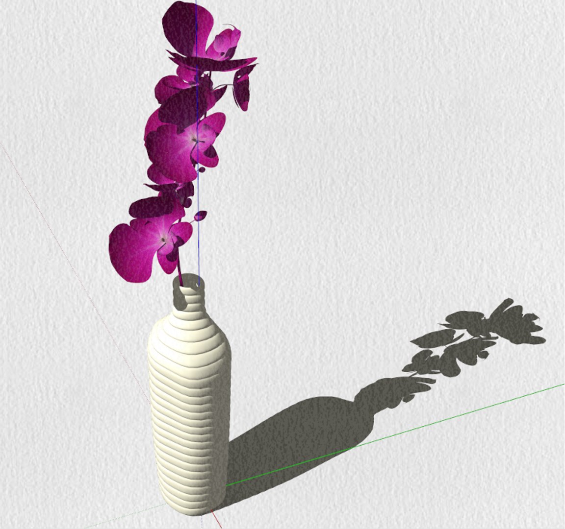 flowers w3d 3d max