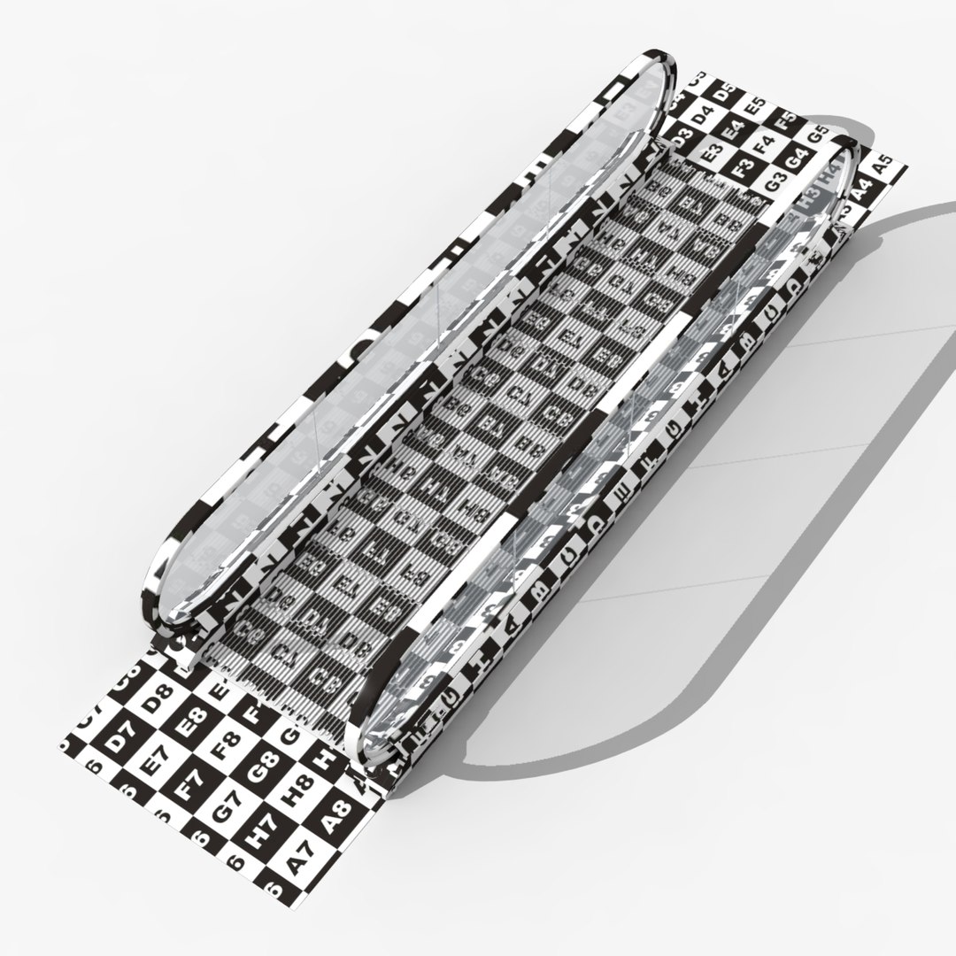 3d Airport Moving Walkway Model