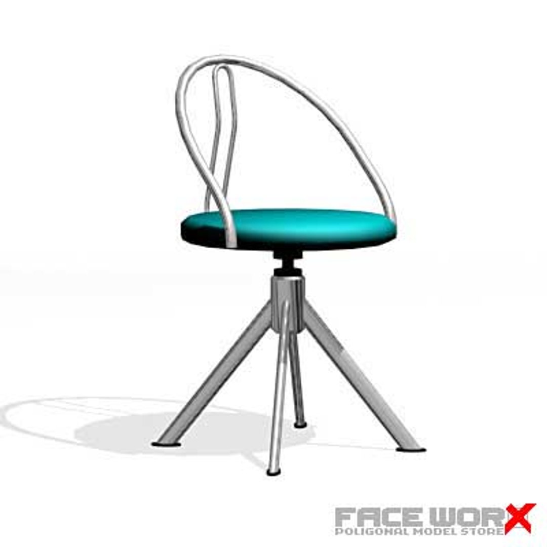3d Model Of Chair Stool