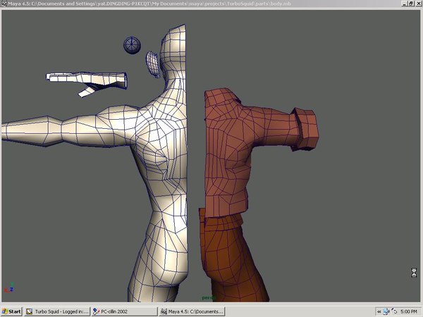 character body obj free