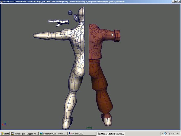 character body obj free