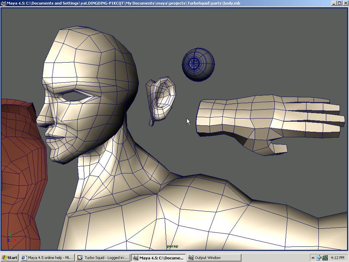 character body obj free